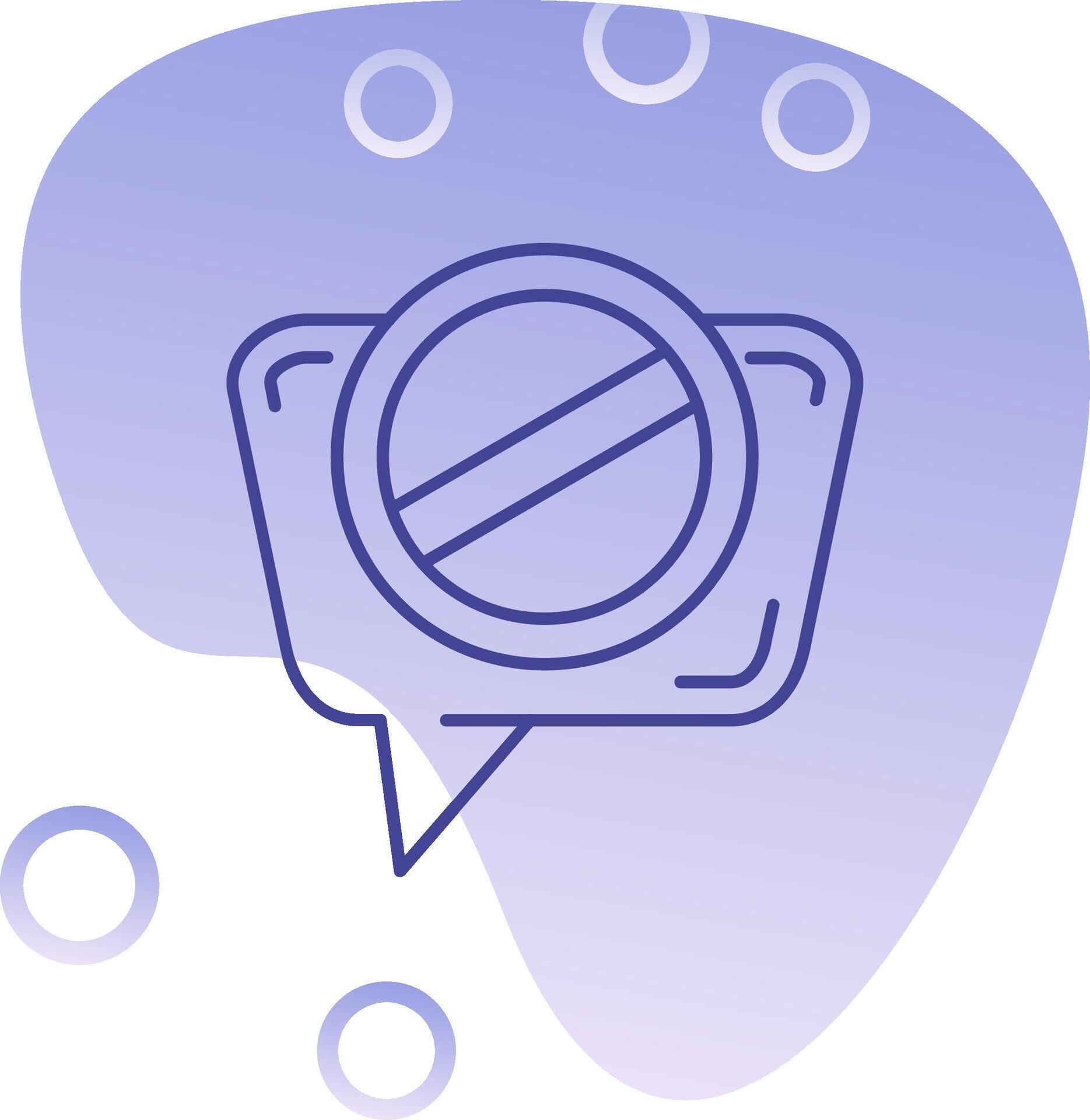 Blocked Gradient Bubble Icon 37436633 Vector Art at Vecteezy