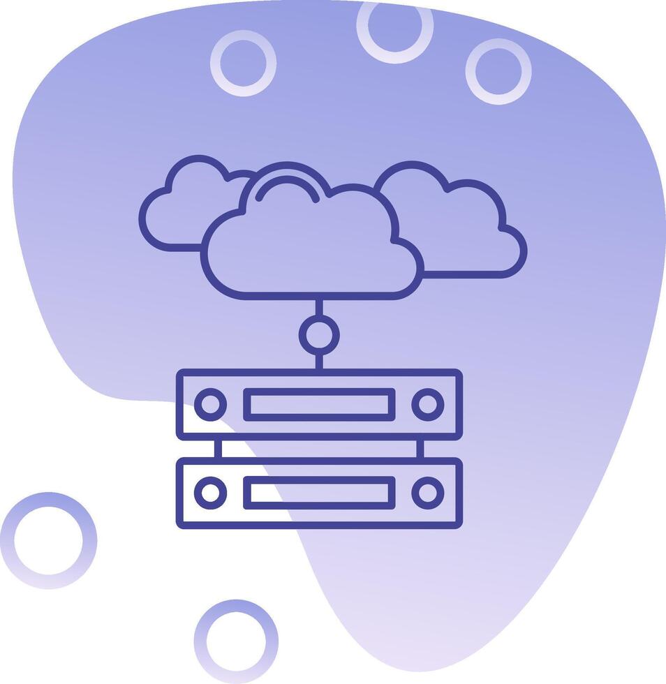 Cloud data Gradient Bubble Icon 37436933 Vector Art at Vecteezy