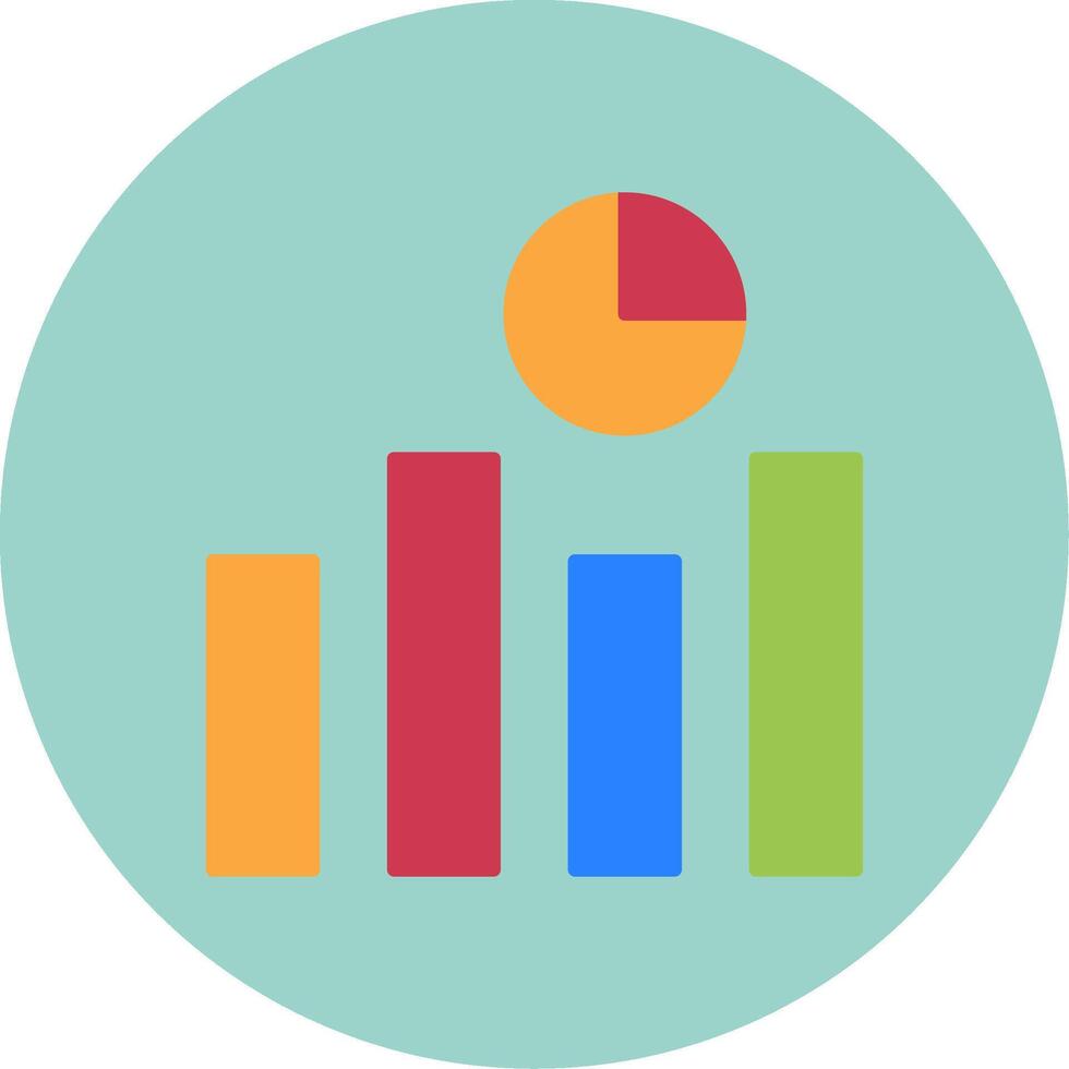 Analytics Flat Circle Icon 37438732 Vector Art at Vecteezy