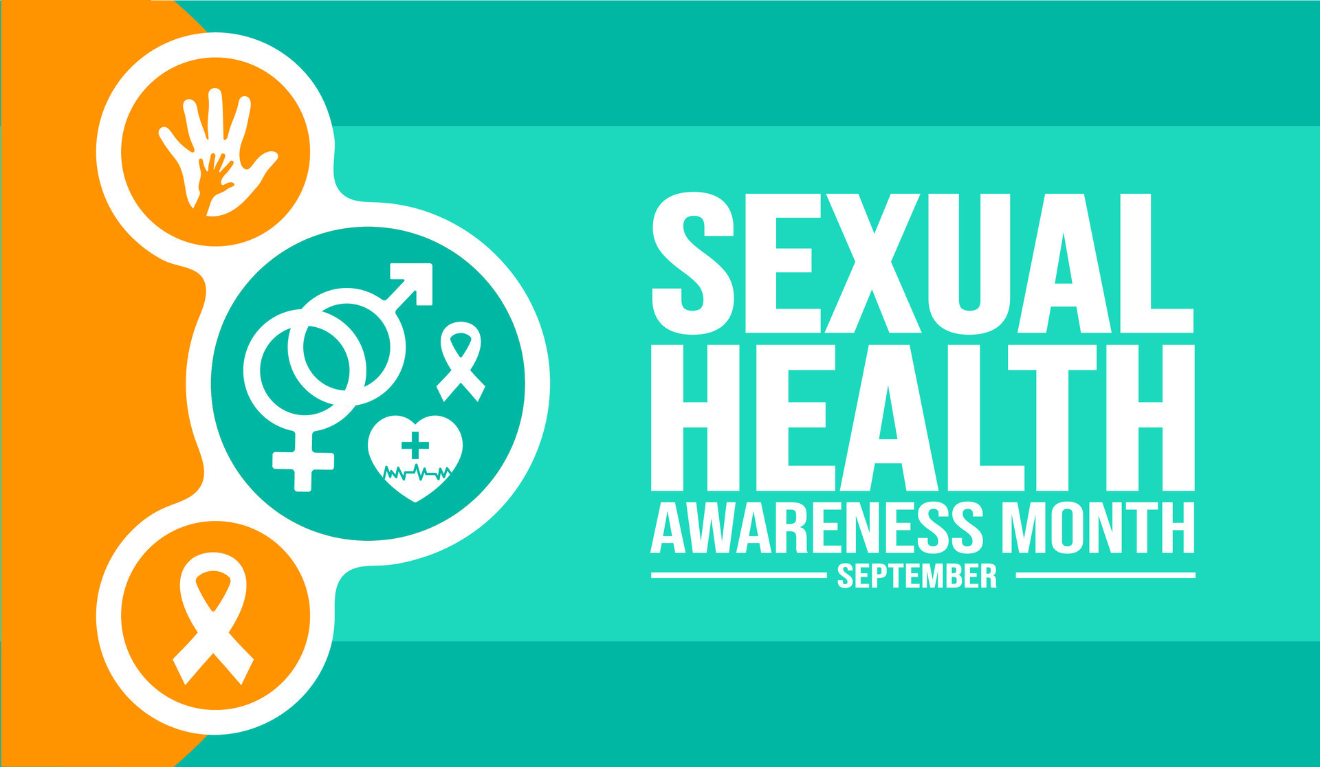 Septiembre Es Sexual Salud Conciencia Mes Antecedentes Modelo Fiesta Concepto Fondo Bandera