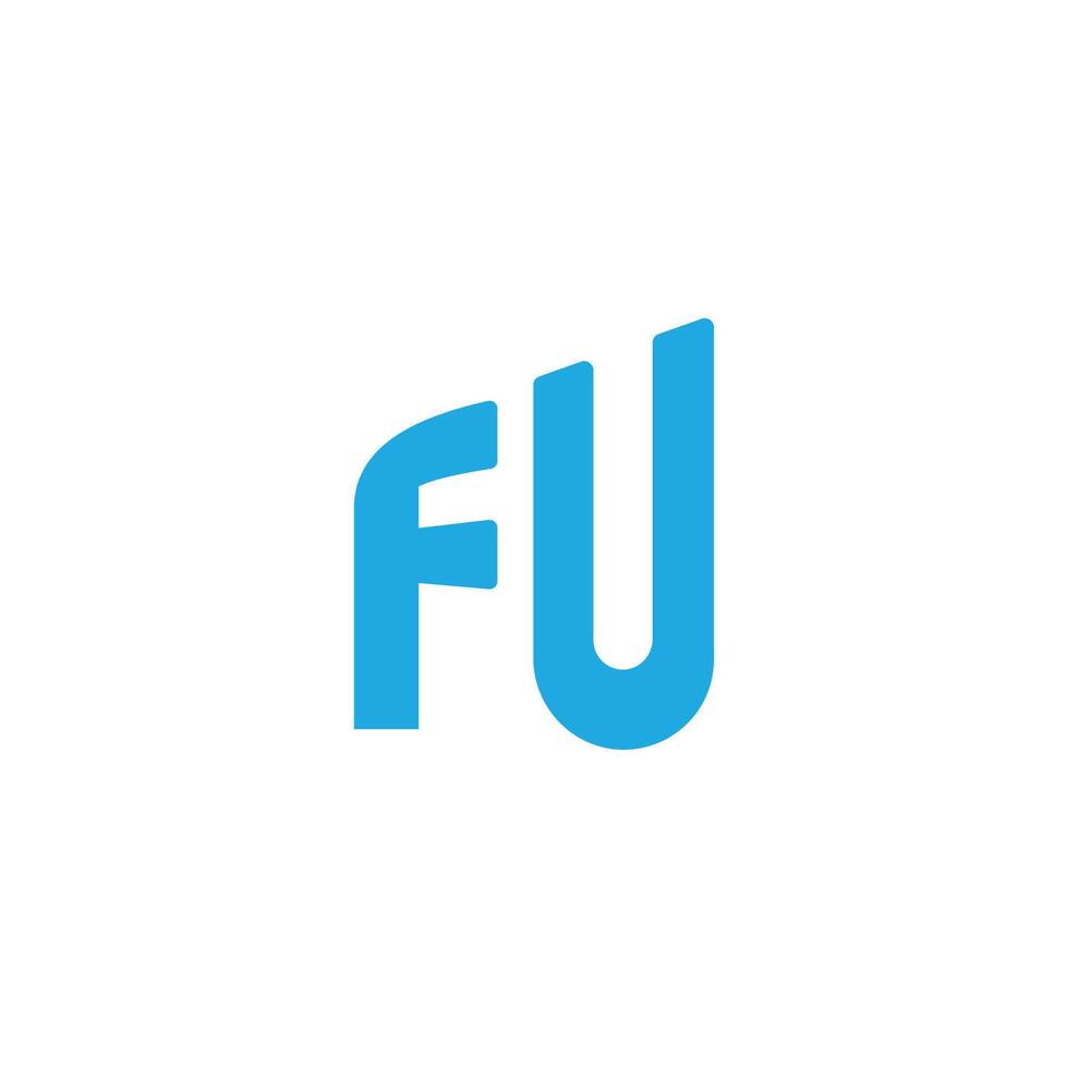 fu and uf letter logo design template.fu,uf initial based alphabet icon logo design 37462795 ...