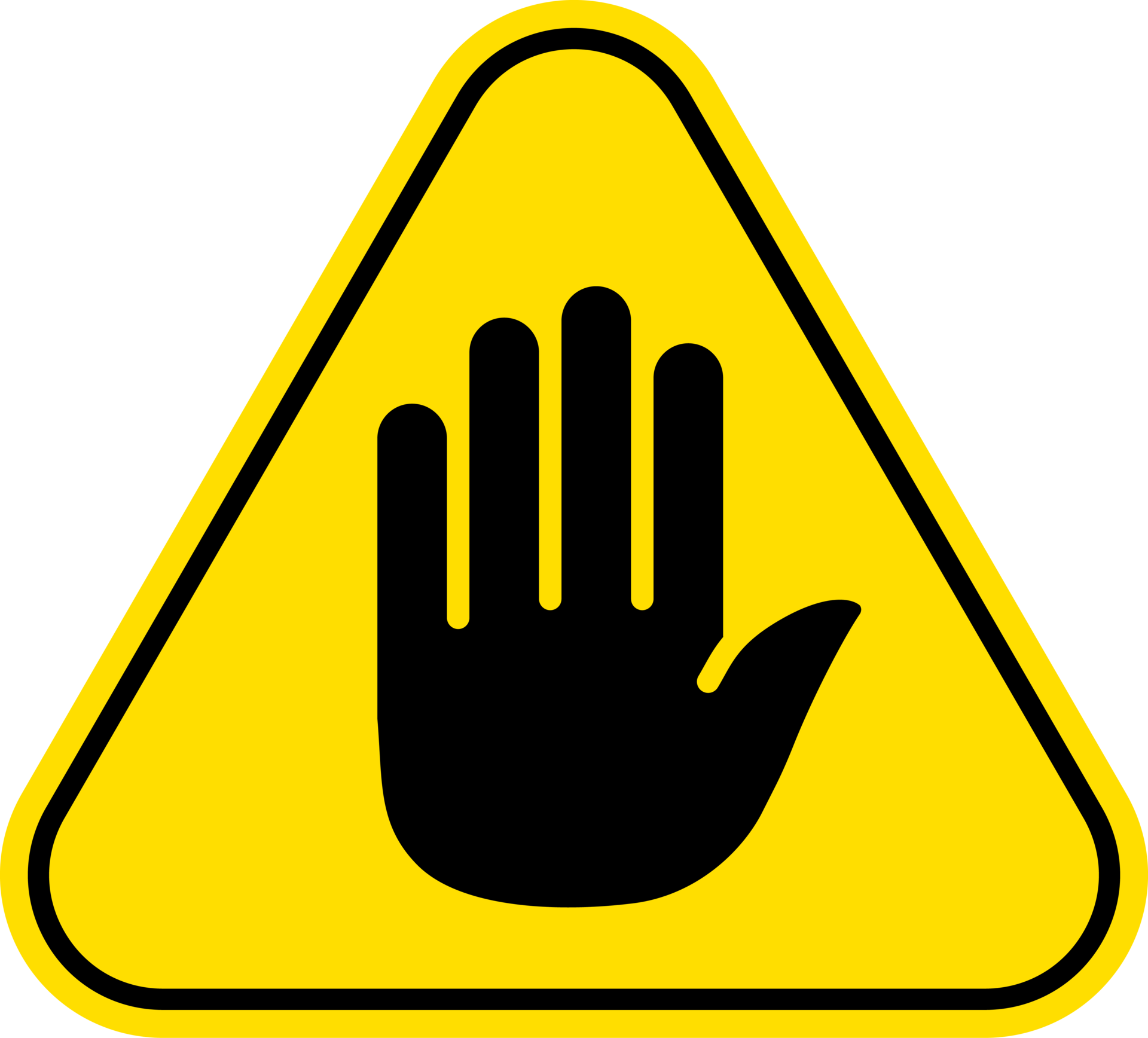 Yellow Stop Hand Sign 37468875 PNG yellow-stop-hand-sign-37468875-png