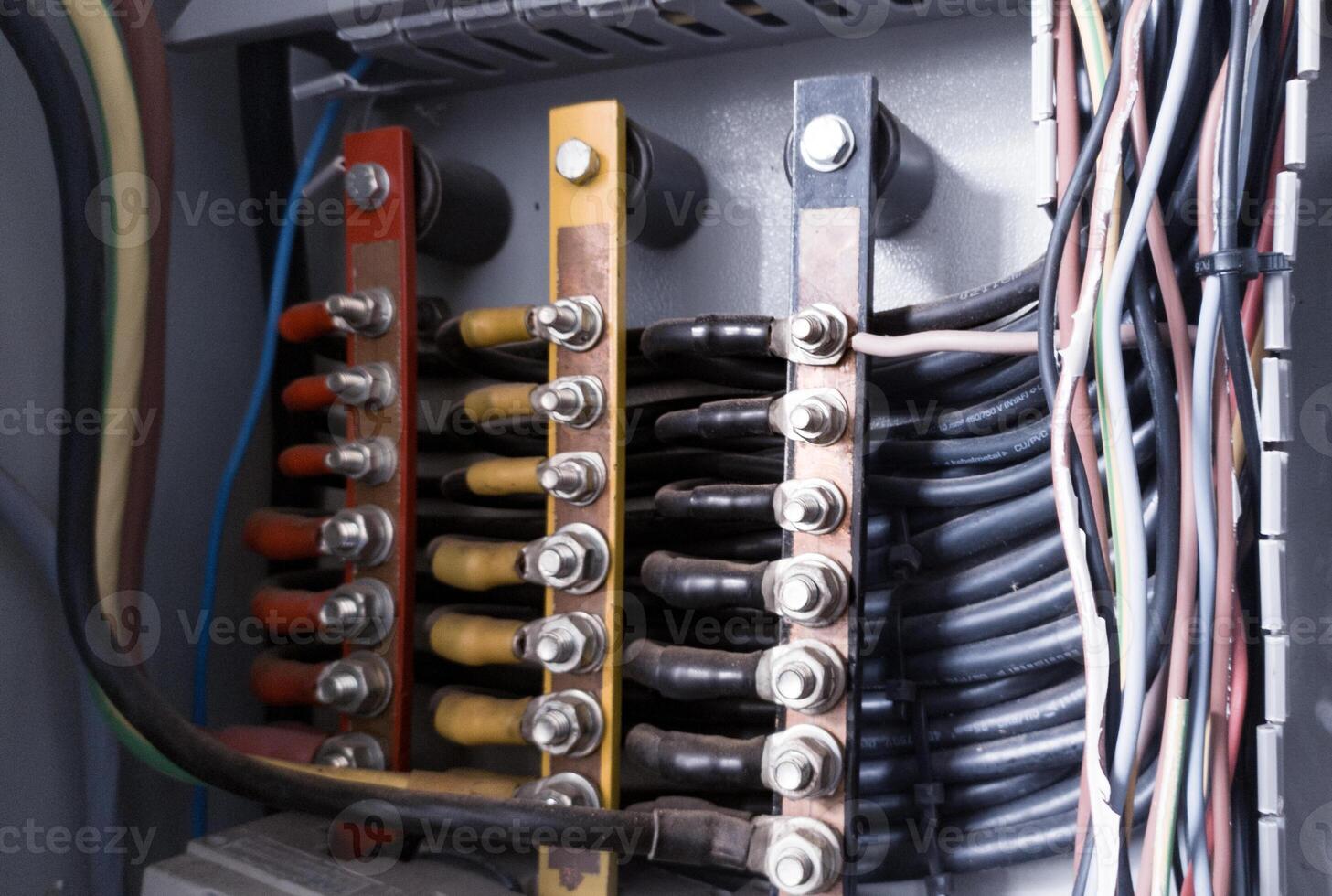 Three Phase Cable Point With Copper Busbar And Connection Bolt