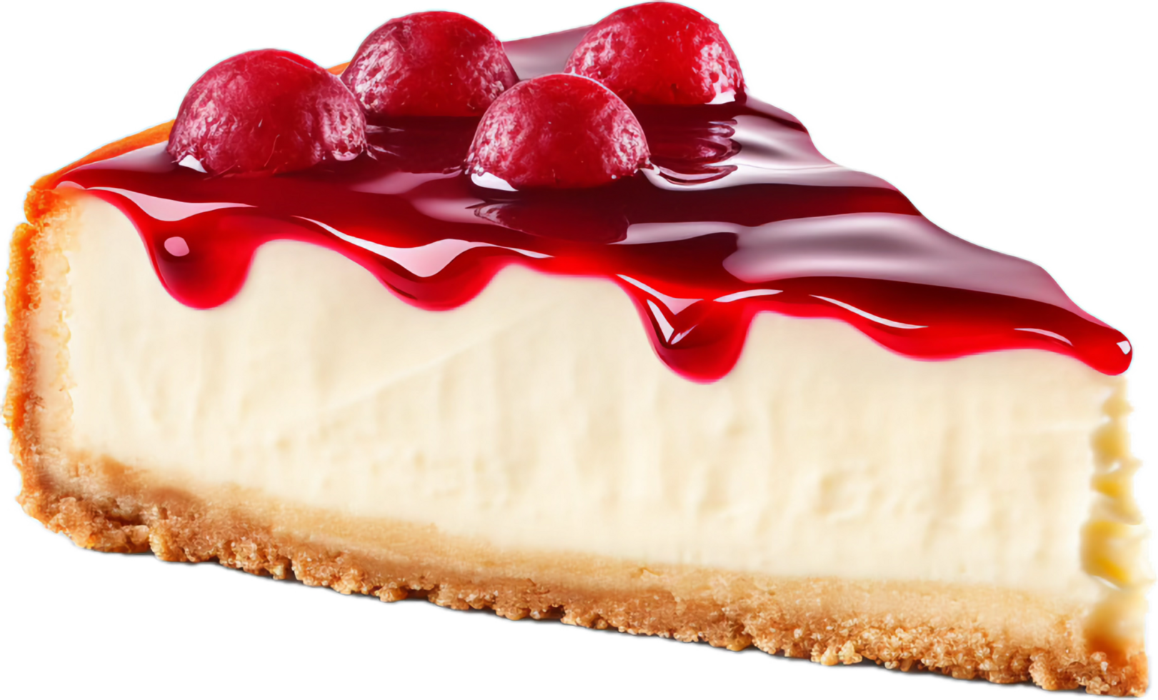 Ai Generated Cheesecake Slice Png 37493295 Png