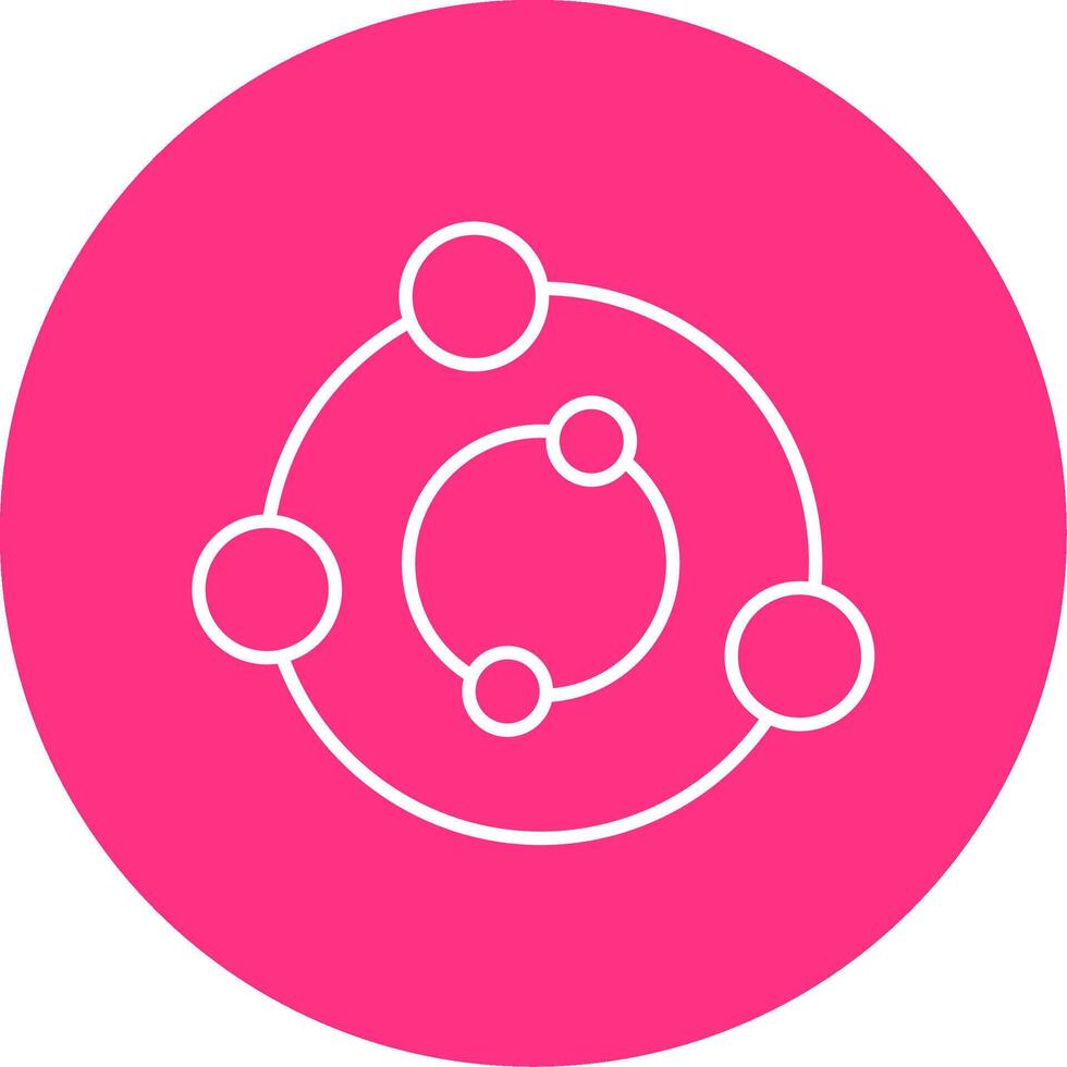 Solar System Line Multicircle Icon 37496350 Vector Art at Vecteezy