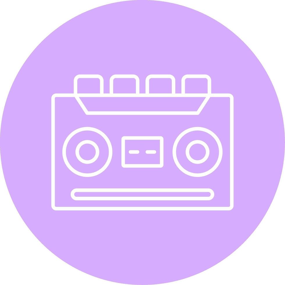 Cassette Recorder Line Multicircle Icon 37497939 Vector Art at Vecteezy