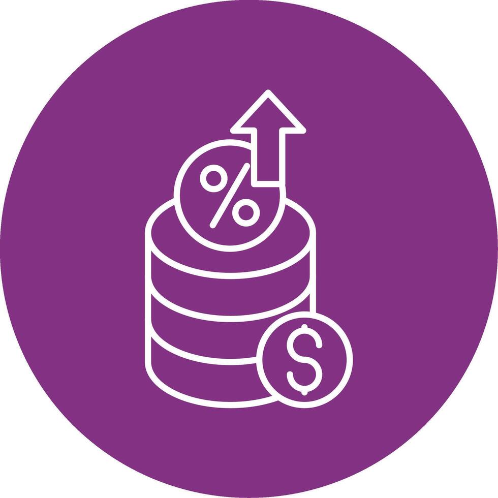 Interest Rate Line Multicircle Icon 37498939 Vector Art at Vecteezy