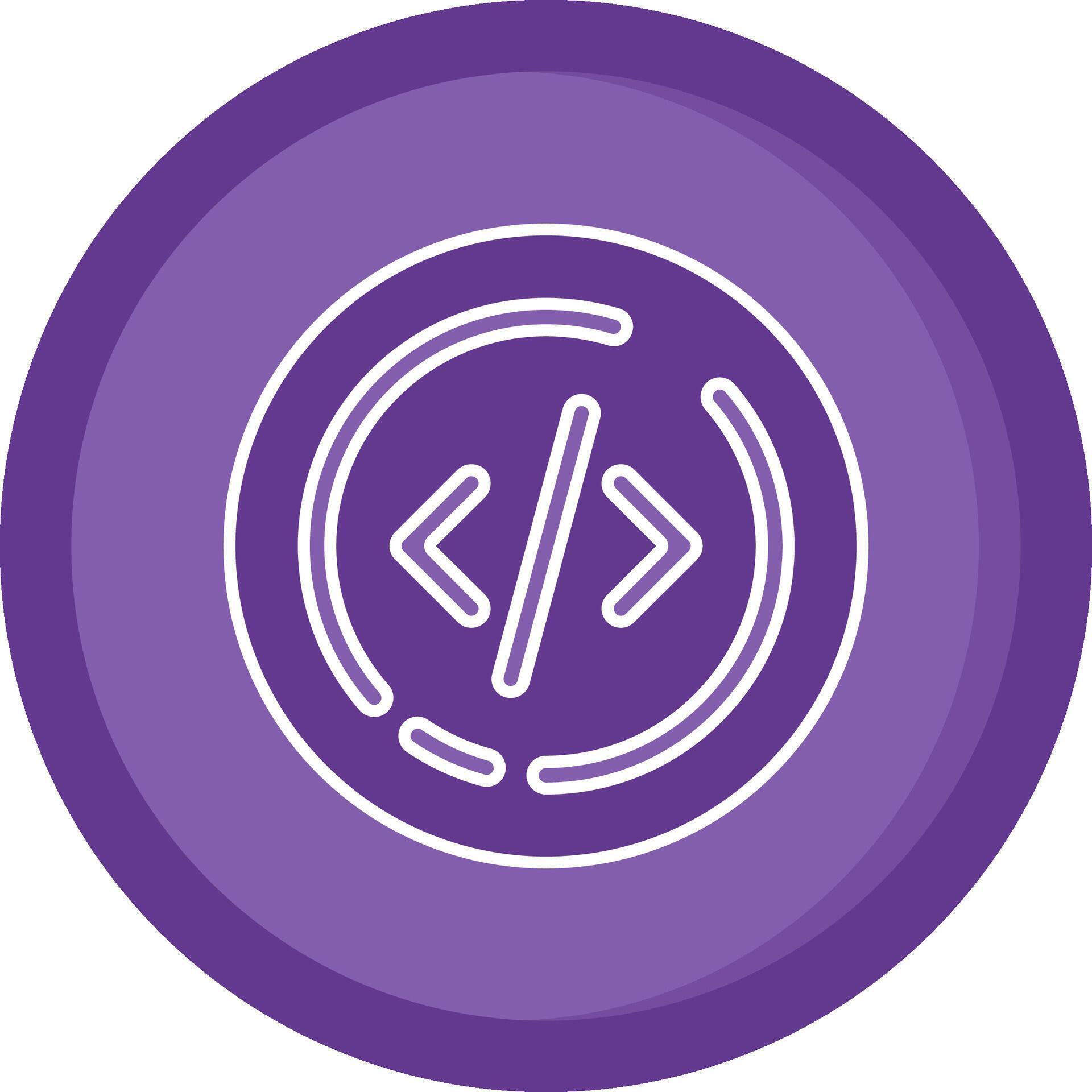 Code Solid Purple Circle Icon 37506092 Vector Art at Vecteezy