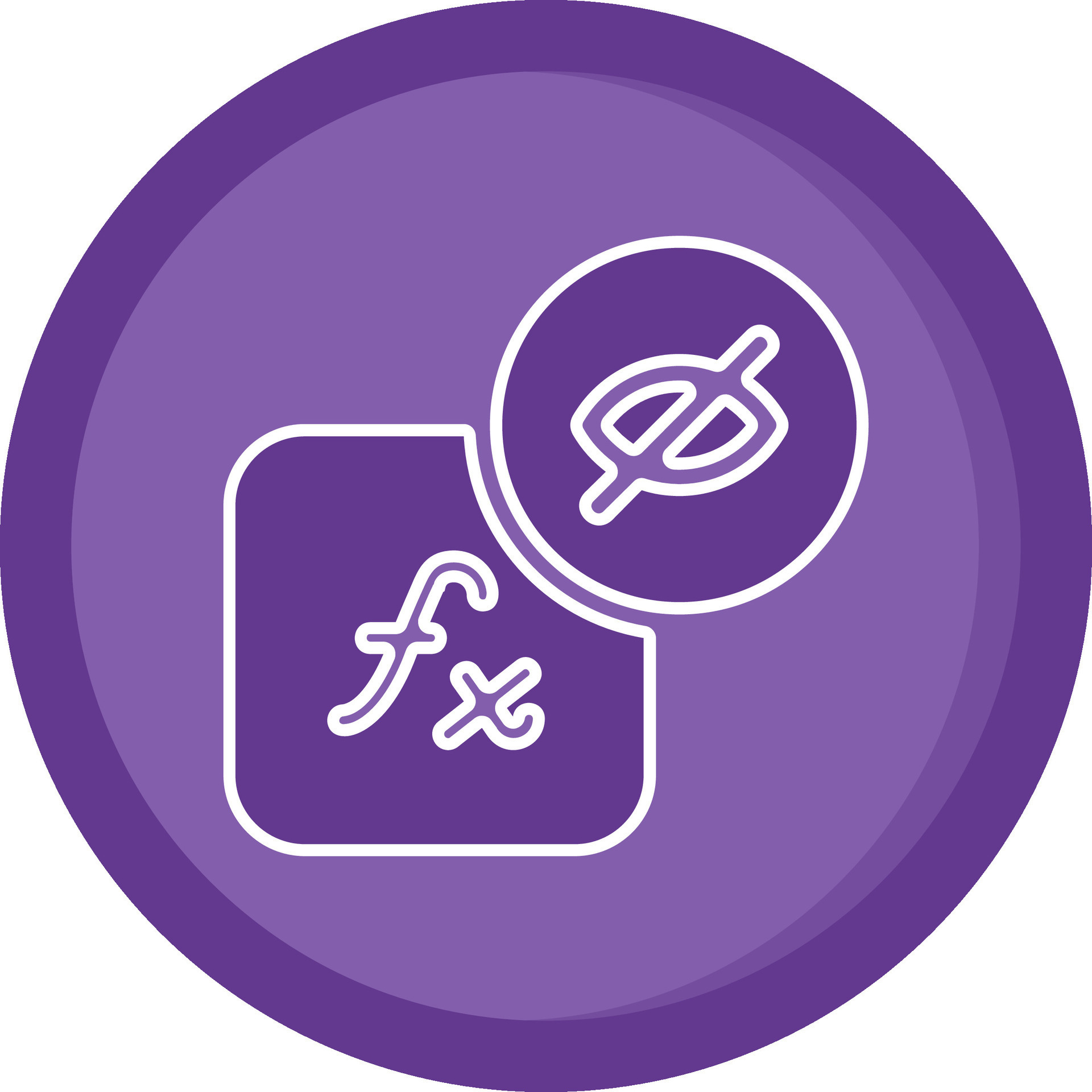 Hidden layer style Solid Purple Circle Icon 37506513 Vector Art at Vecteezy