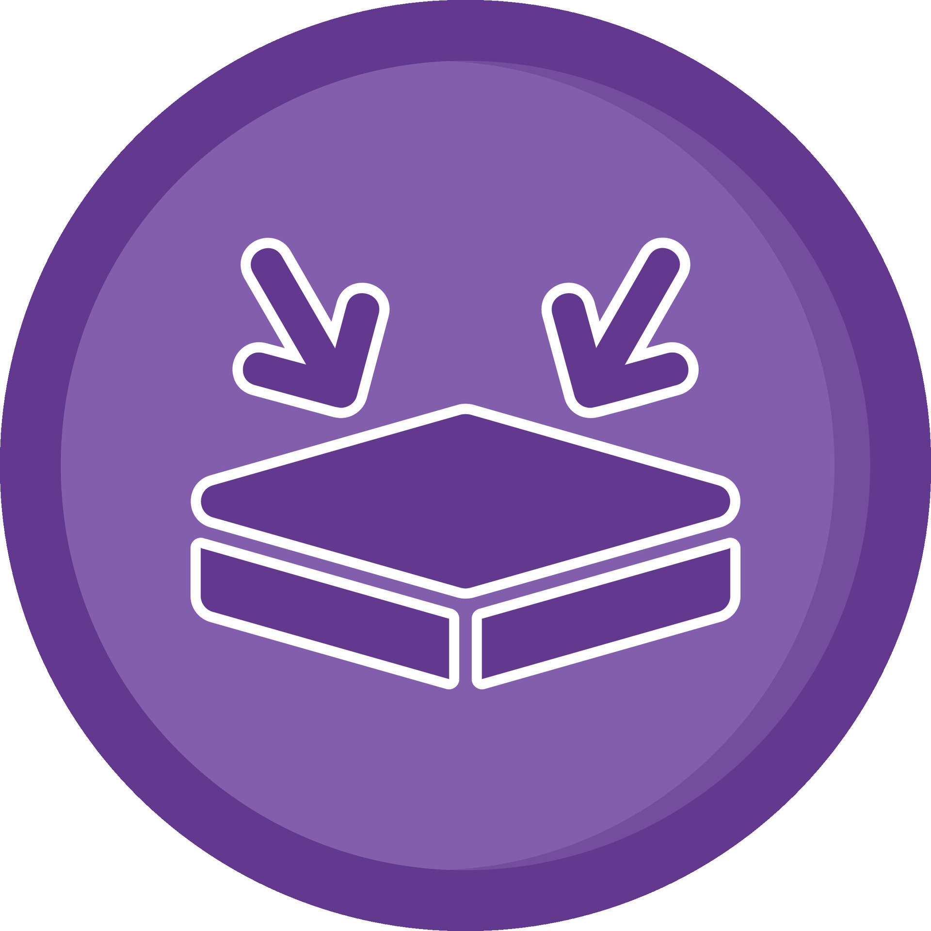 Flatten Solid Purple Circle Icon 37506516 Vector Art at Vecteezy