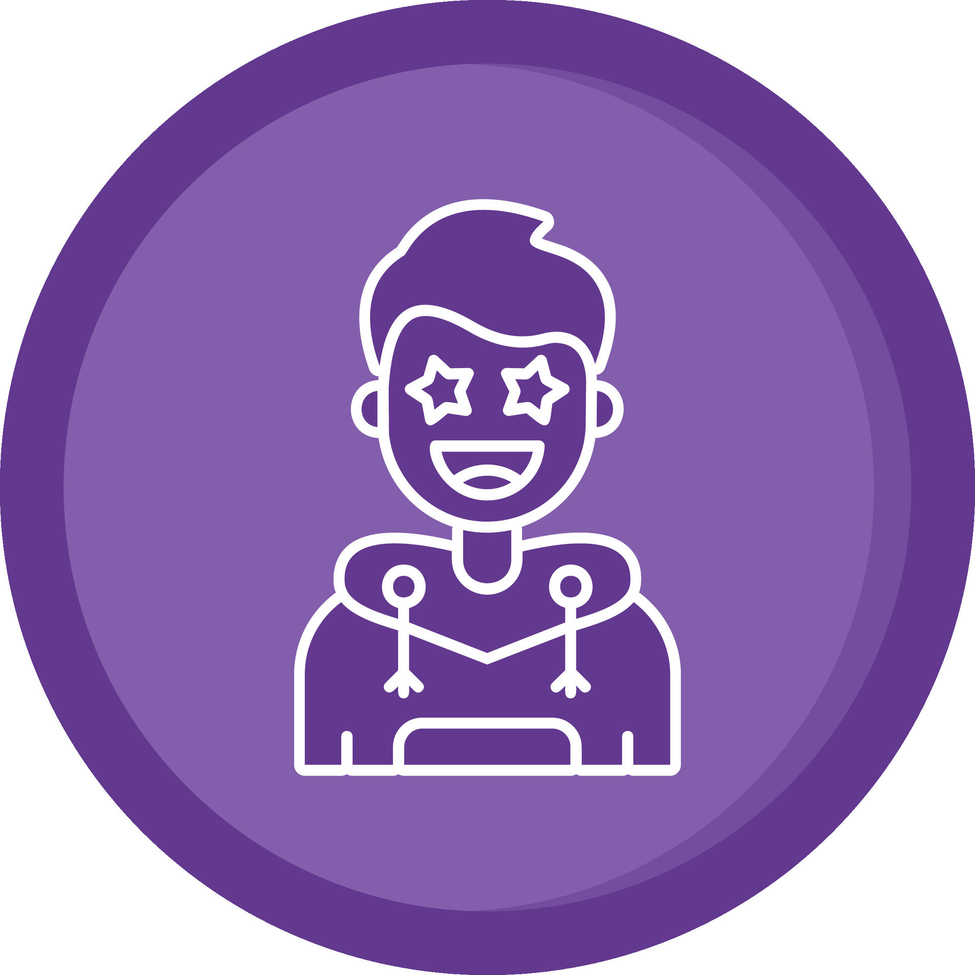 Famous Solid Purple Circle Icon 37506653 Vector Art at Vecteezy