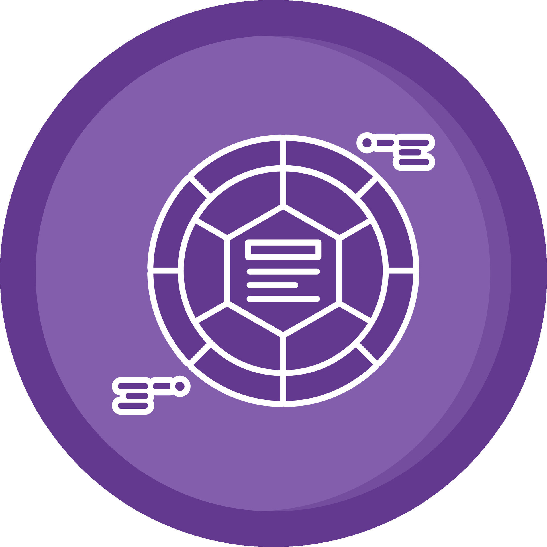 Infographic elements Solid Purple Circle Icon 37507076 Vector Art at ...