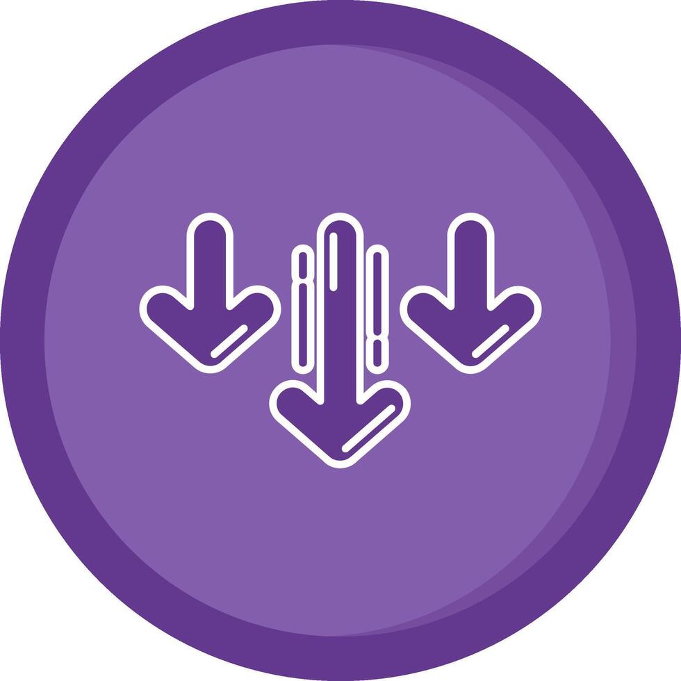 Decrease Solid Purple Circle Icon 37507247 Vector Art at Vecteezy