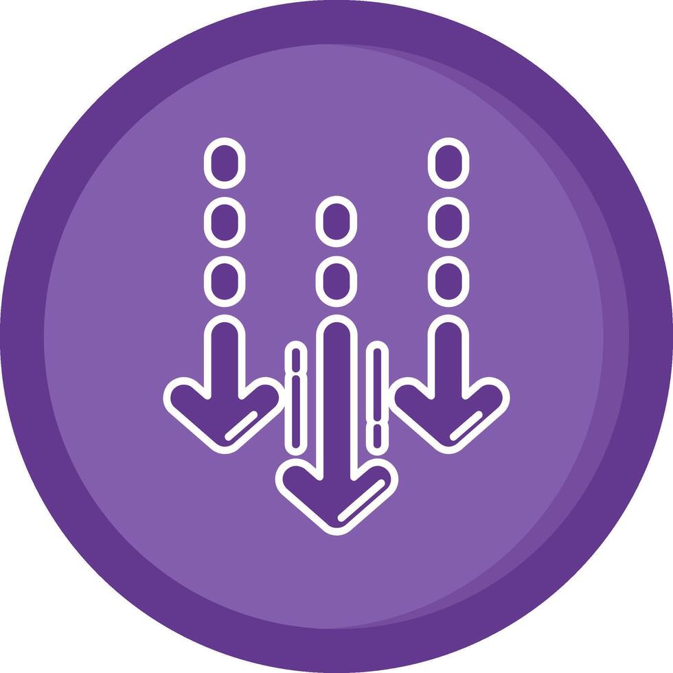 Decrease Solid Purple Circle Icon 37507263 Vector Art at Vecteezy