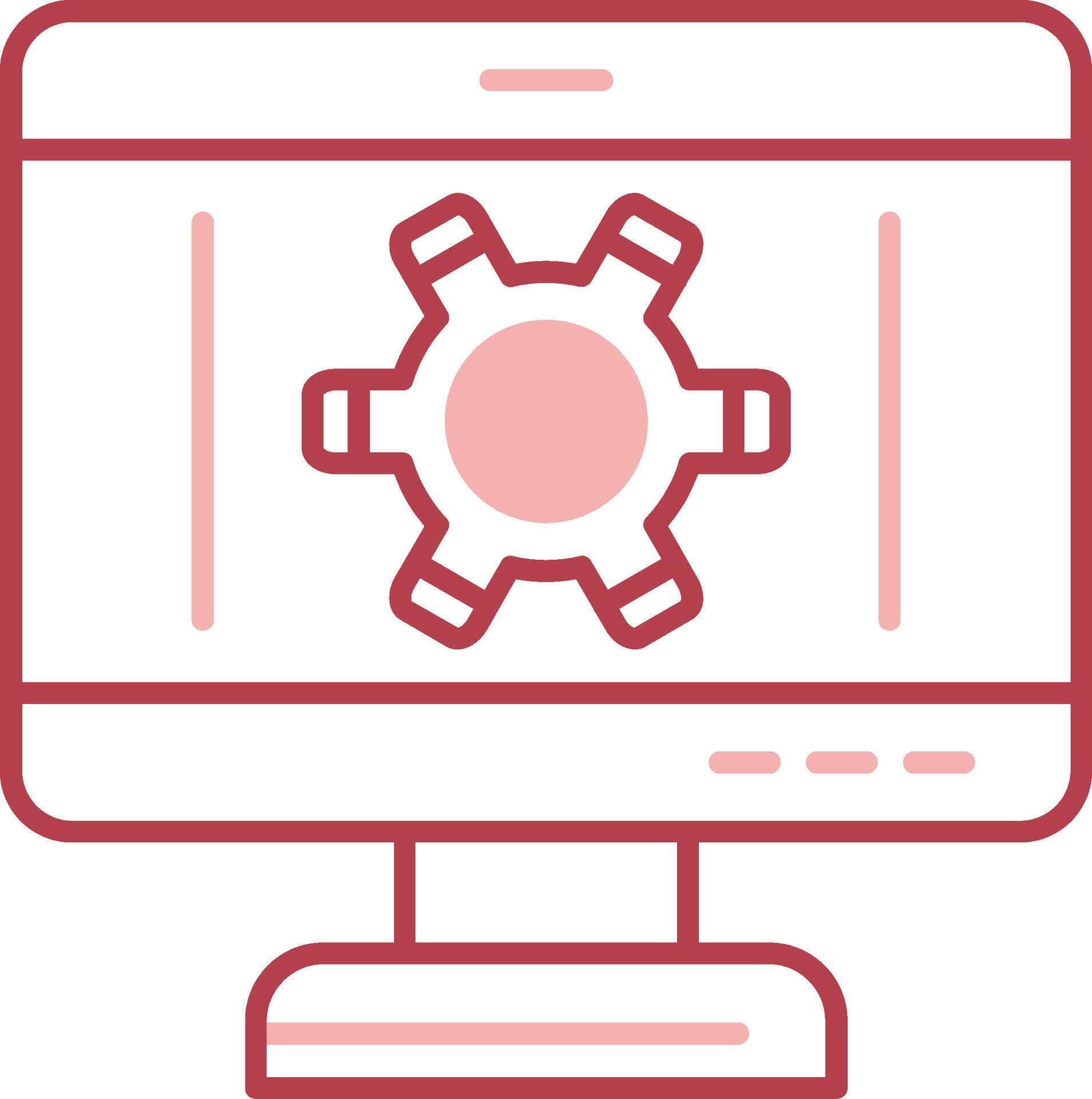 Setting Solid Two Color Icon 37511522 Vector Art at Vecteezy