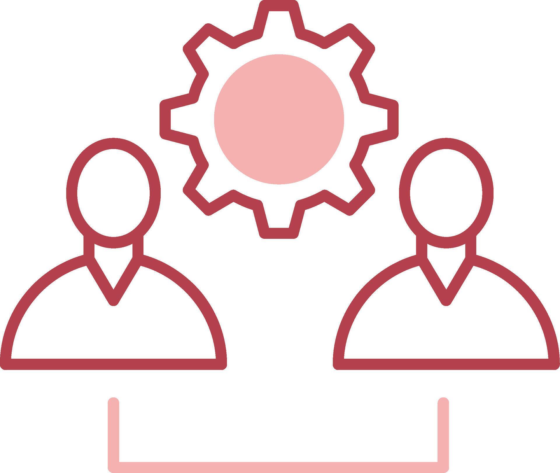 Team Work Solid Two Color Icon 37511813 Vector Art at Vecteezy