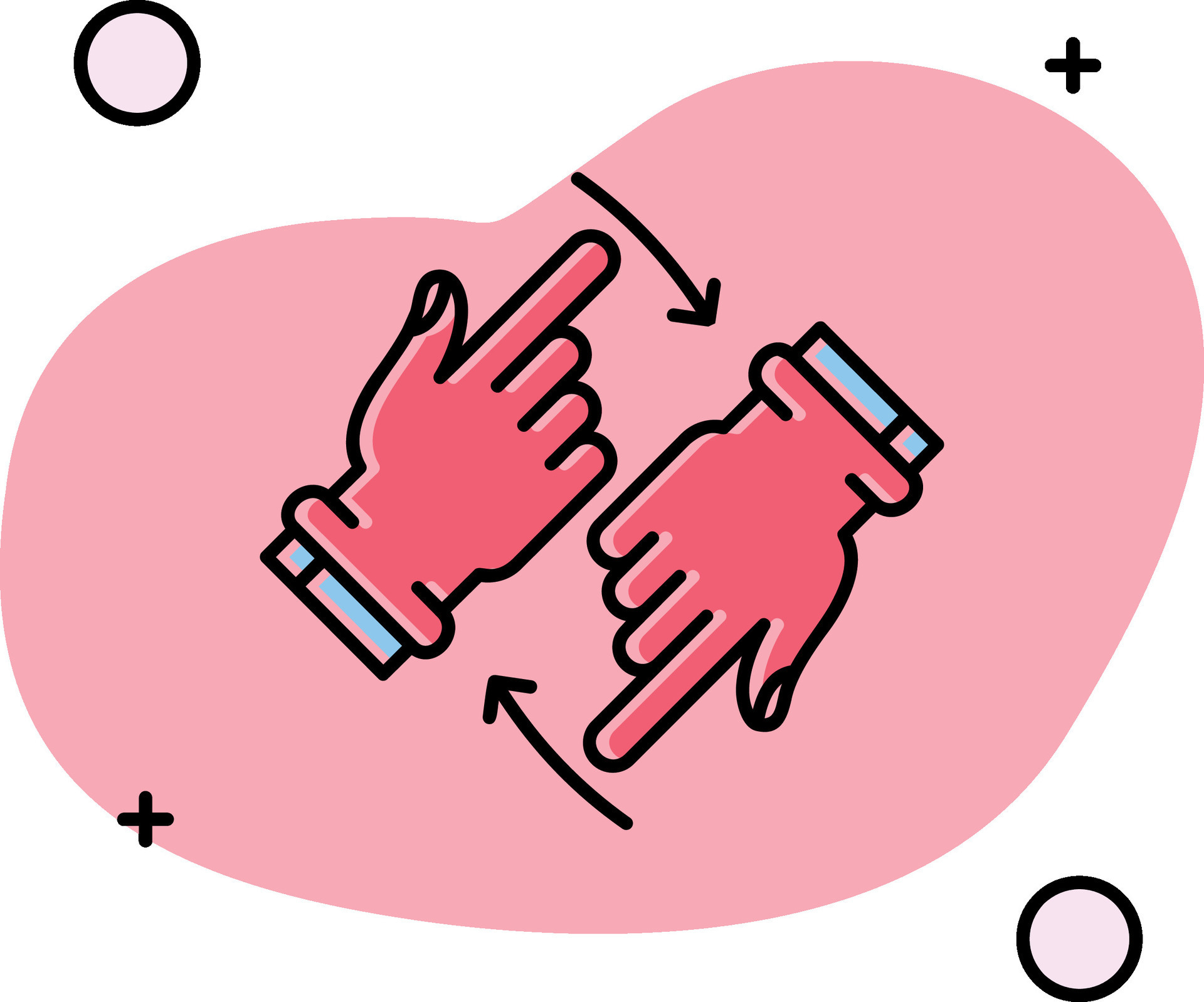 Rotate Two Hands Slipped Icon 37518981 Vector Art at Vecteezy Rotate Two Hands Slipped Icon 37518981 Vector Art at Vecteezy