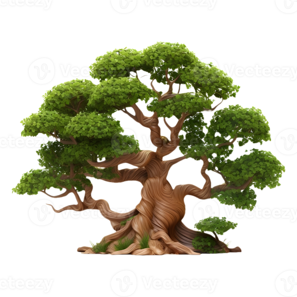 AI generated Green Tree on Transparent background - Ai Generated ...
