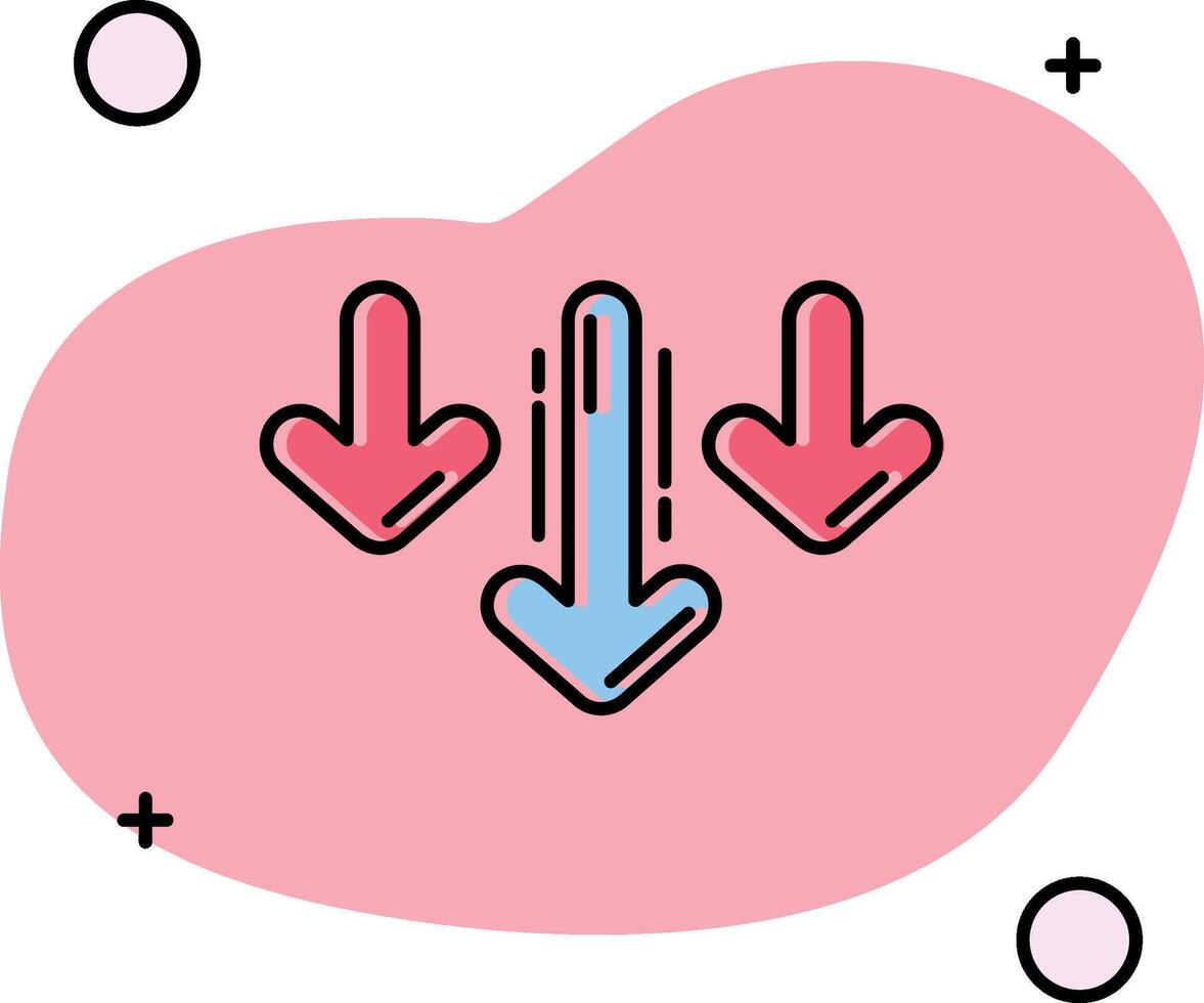 Decrease Slipped Icon 37521060 Vector Art at Vecteezy