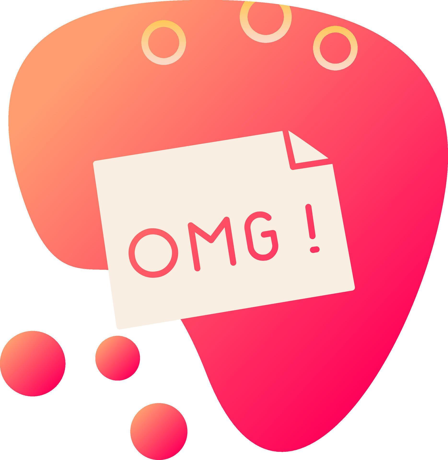 Omg Vector Icon 37528960 Vector Art at Vecteezy