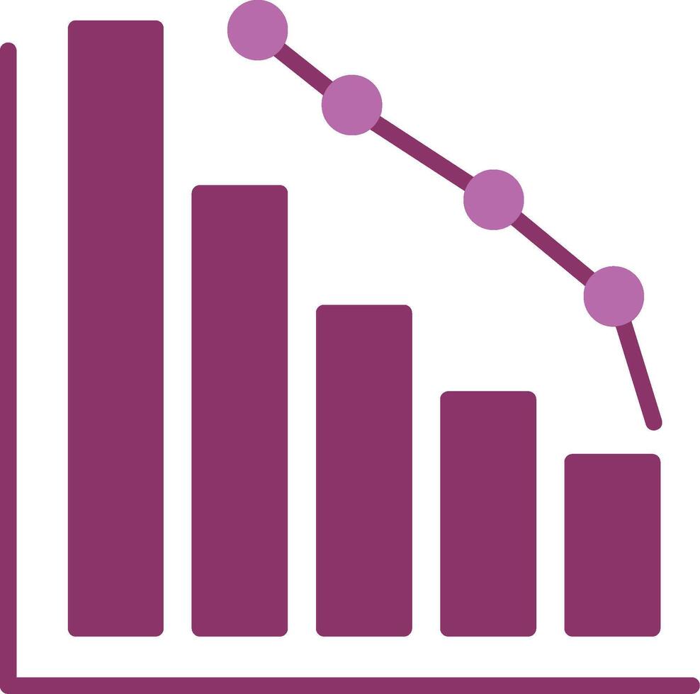 Decrease Glyph Two Colour Icon 37532271 Vector Art at Vecteezy