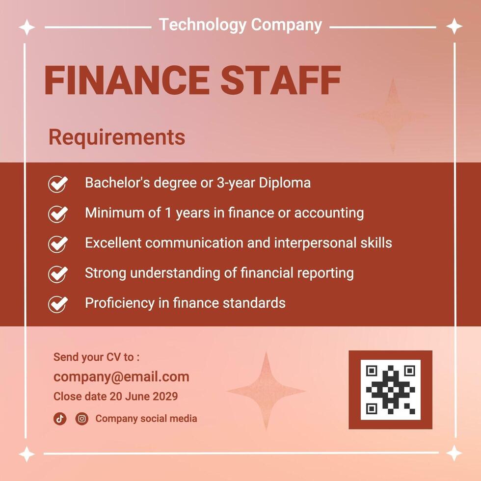 Peach Modern We Are Hiring Linkedin Post Template 37537605 Template