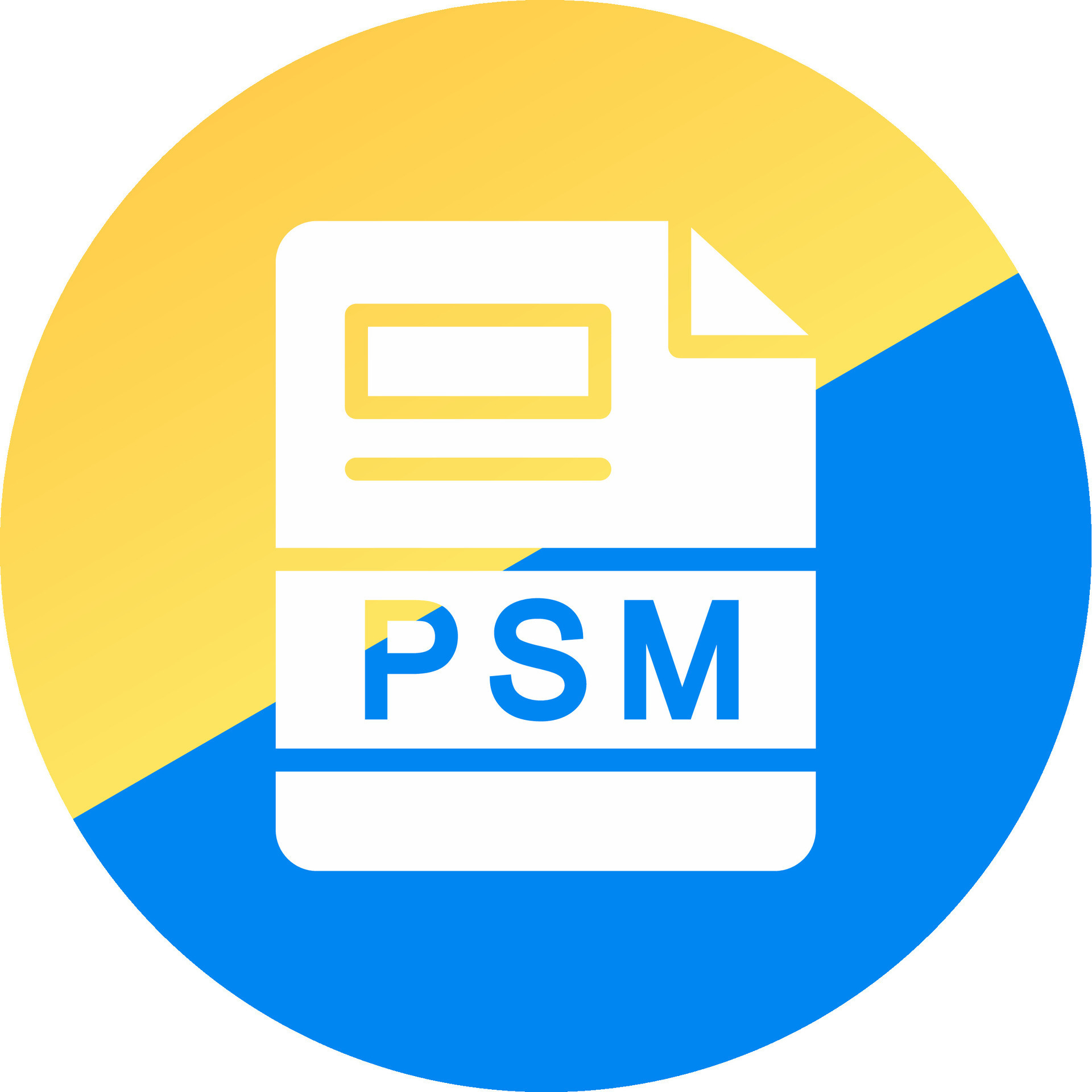 Psm Creative Icon Design 37653320 Vector Art At Vecteezy