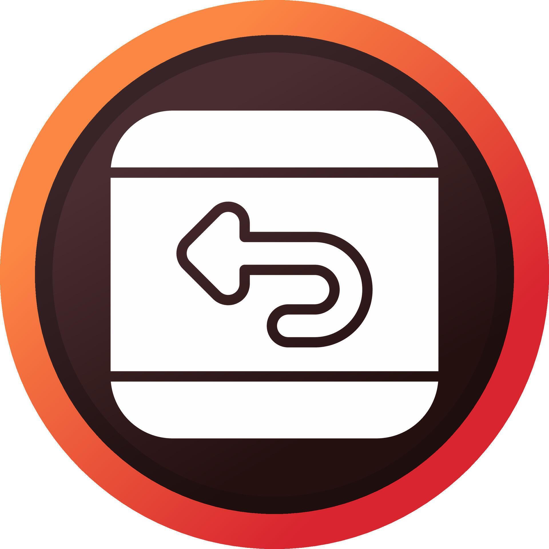 Undo Creative Icon Design 37708186 Vector Art at Vecteezy