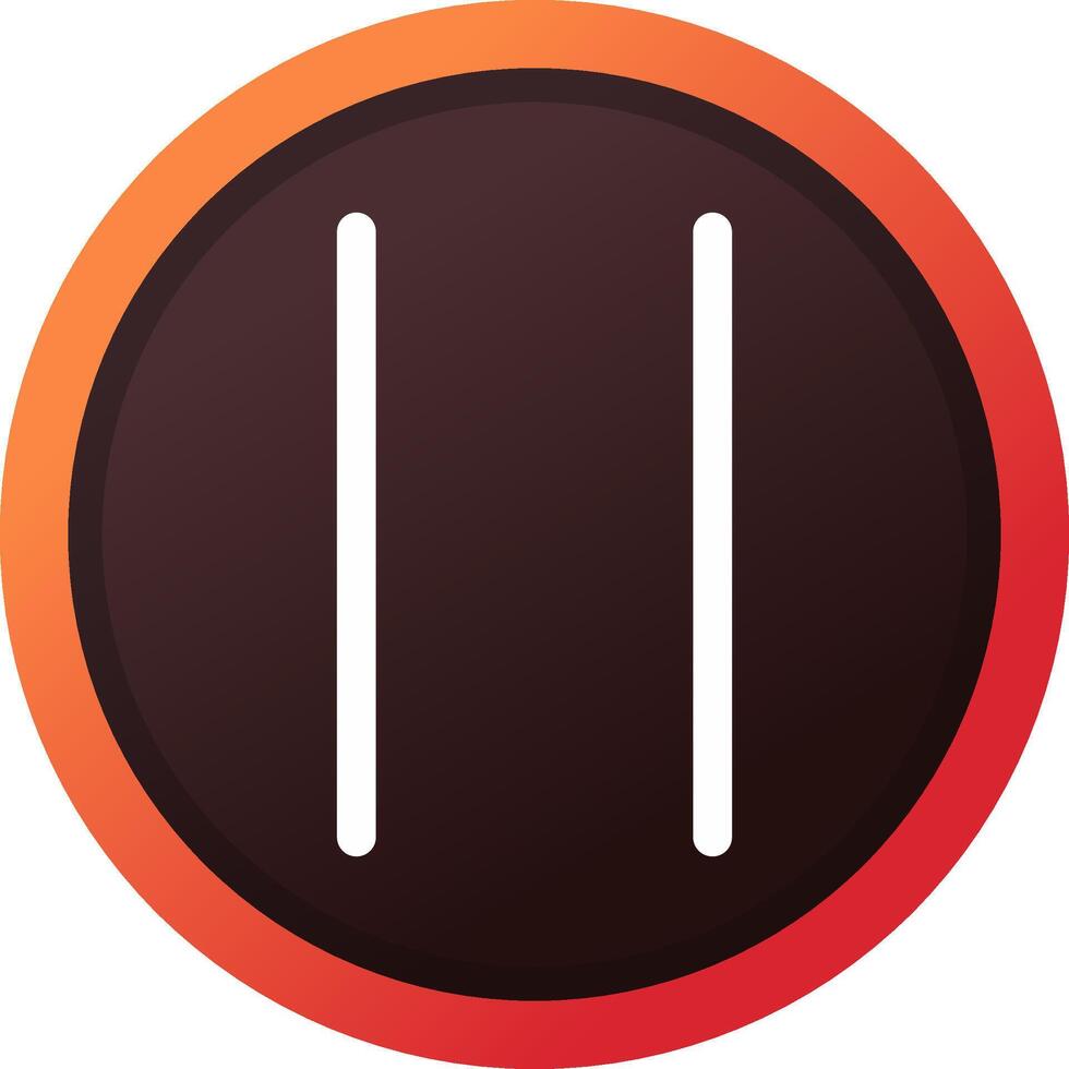 Pause Creative Icon Design 37708950 Vector Art at Vecteezy