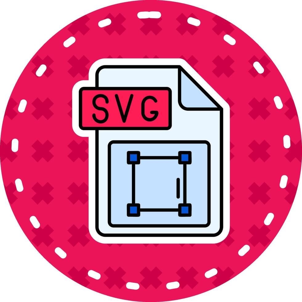 Svg file format Line Filled Sticker Icon 37713873 Vector Art at Vecteezy
