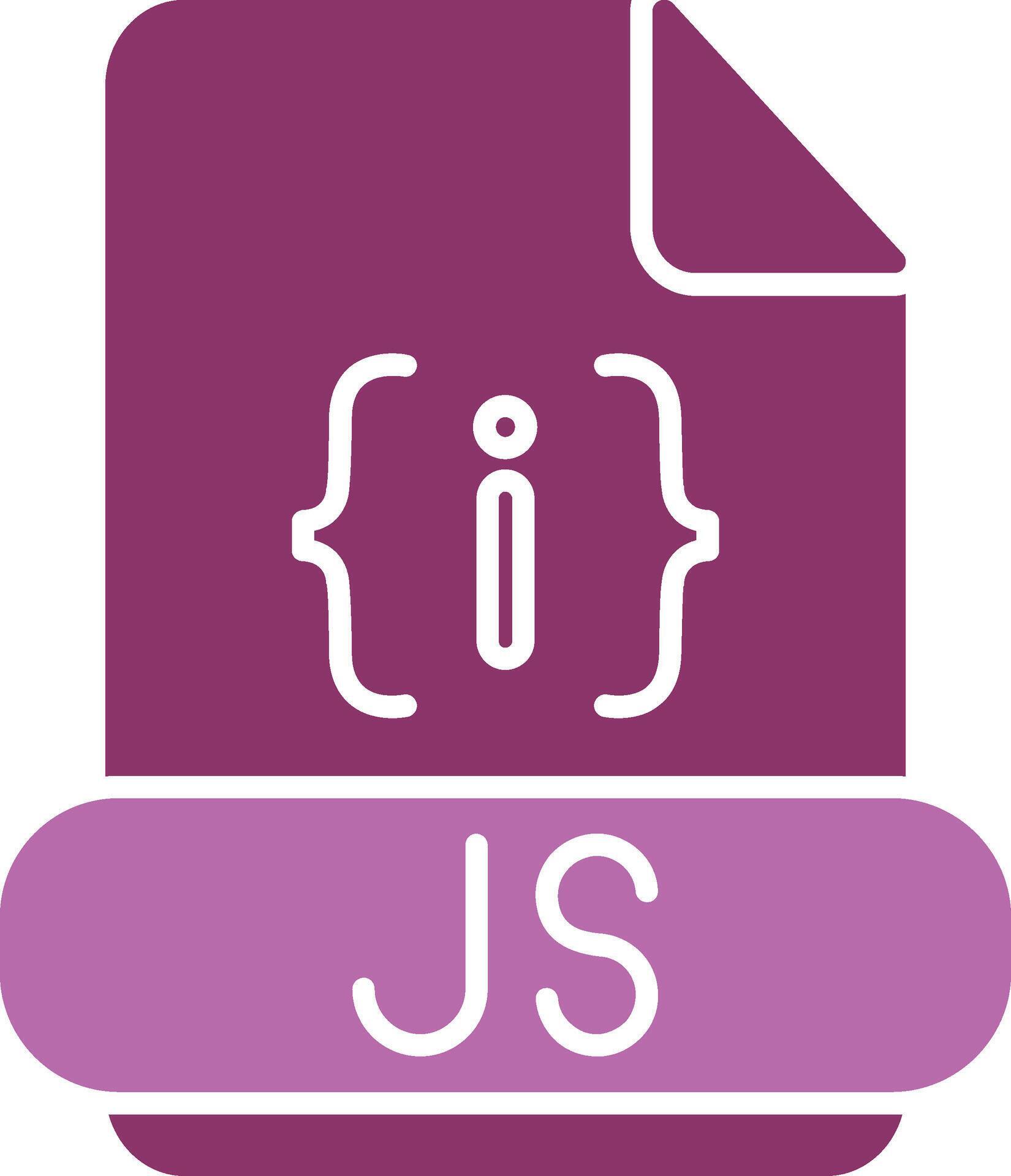 Js Format Glyph Two Colour Icon 37717965 Vector Art at Vecteezy