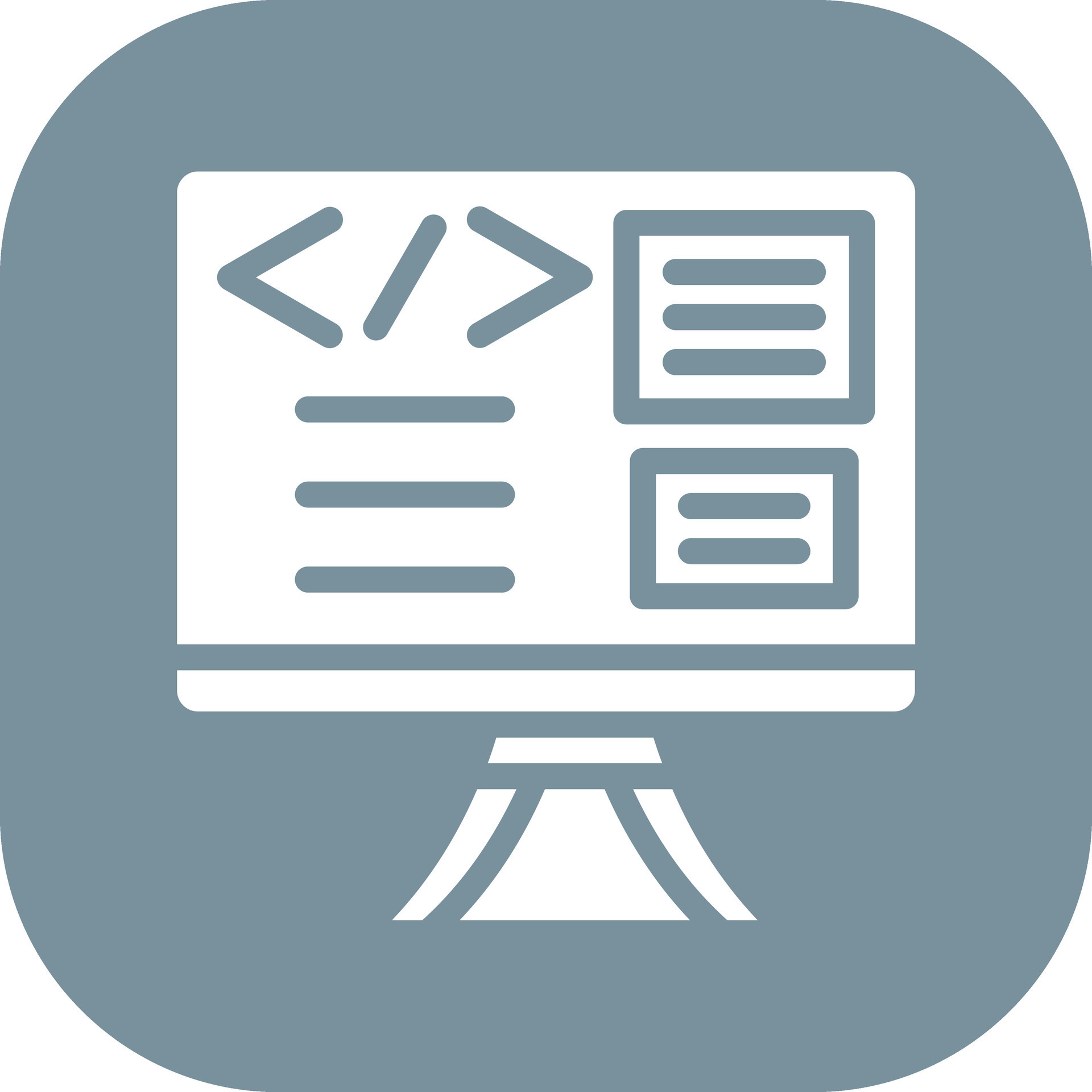 Web Programming Vector Icon 37719989 Vector Art At Vecteezy