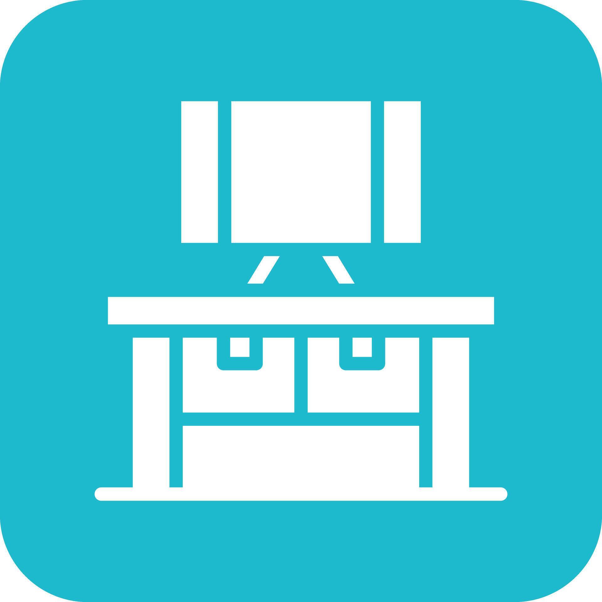 Computer Table Vector Icon 37721876 Vector Art at Vecteezy