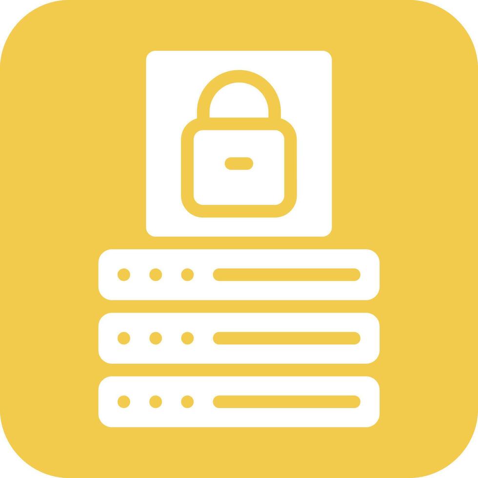 Database Lock Vector Icon 37723335 Vector Art at Vecteezy