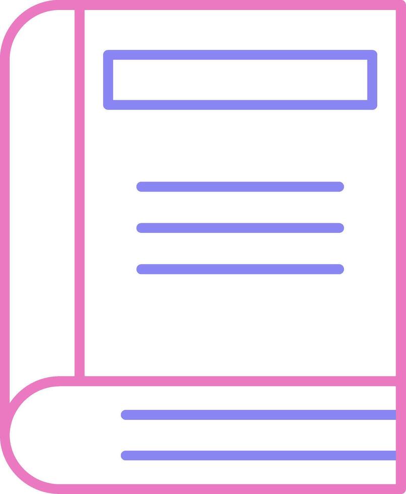 Learn Linear Two Colour Icon 37727712 Vector Art At Vecteezy