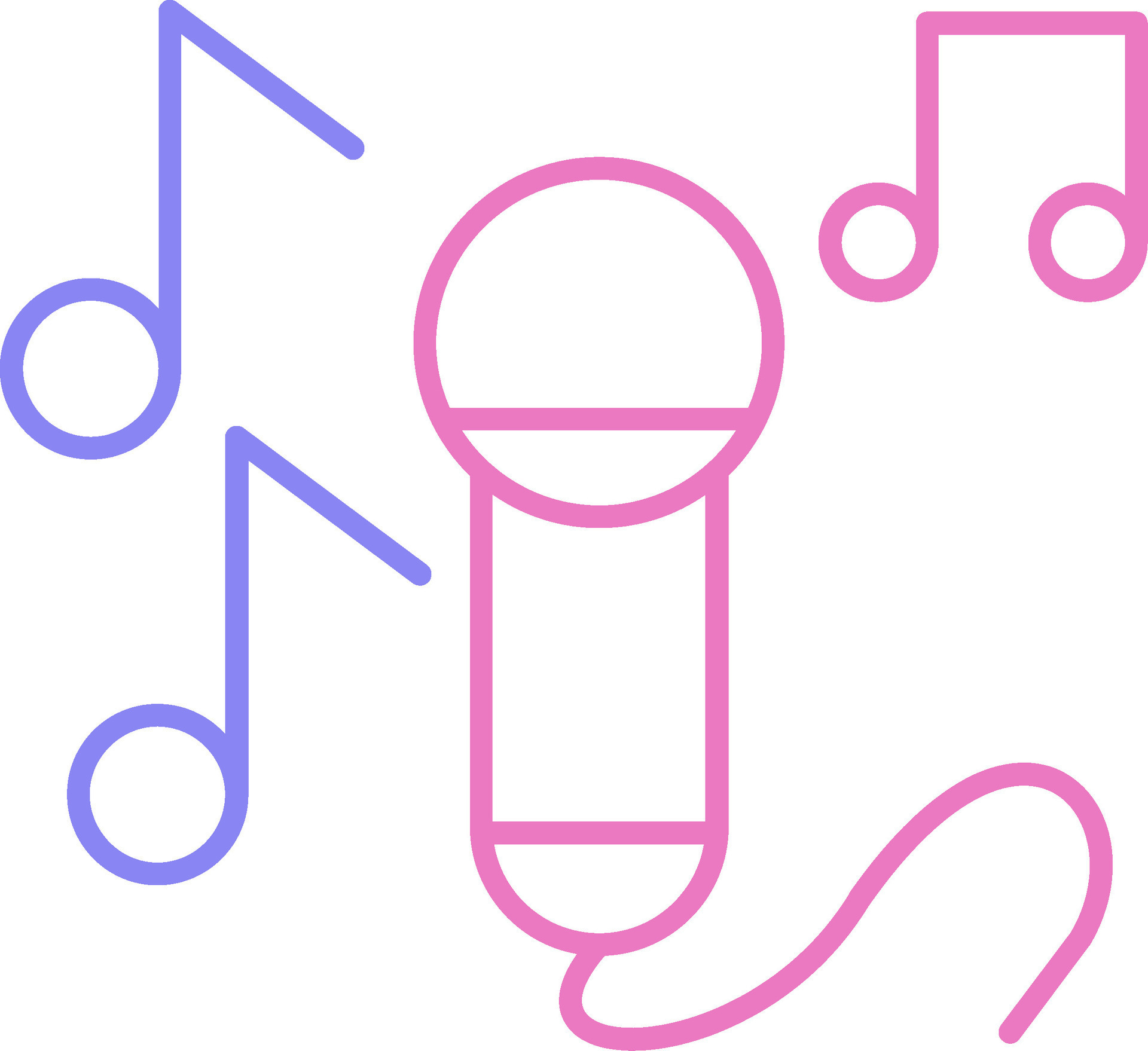 Sing Linear Two Colour Icon 37727722 Vector Art at Vecteezy