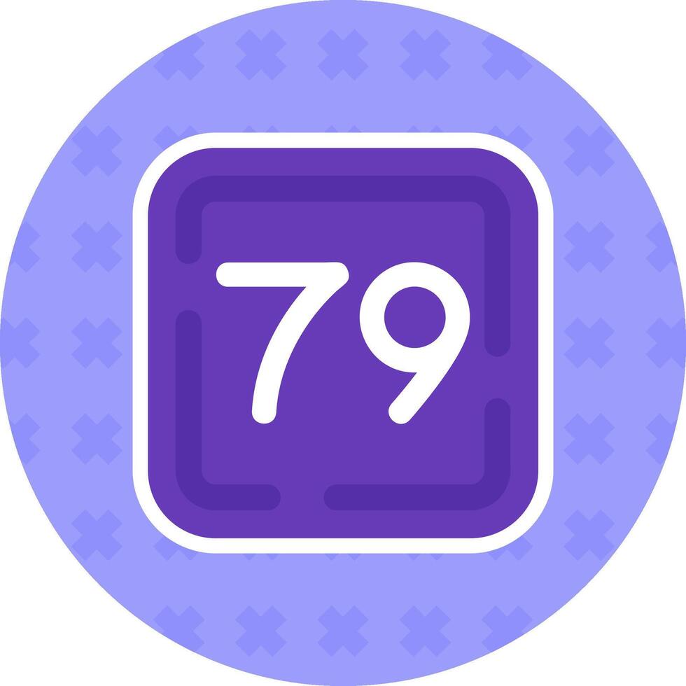Seventy Nine Flat Sticker Icon 37729330 Vector Art at Vecteezy Seventy Nine Flat Sticker Icon 37729330 Vector Art at Vecteezy