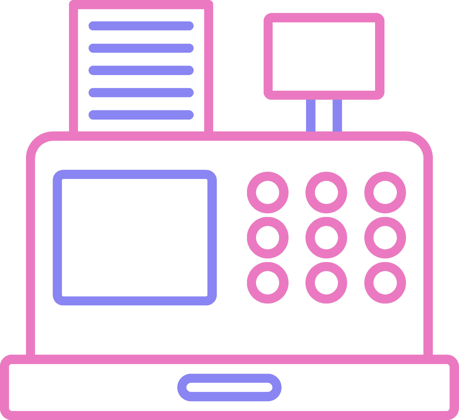 Cash Register Linear Two Colour Icon 37731231 Vector Art at Vecteezy Cash Register Linear Two Colour Icon 37731231 Vector Art at Vecteezy