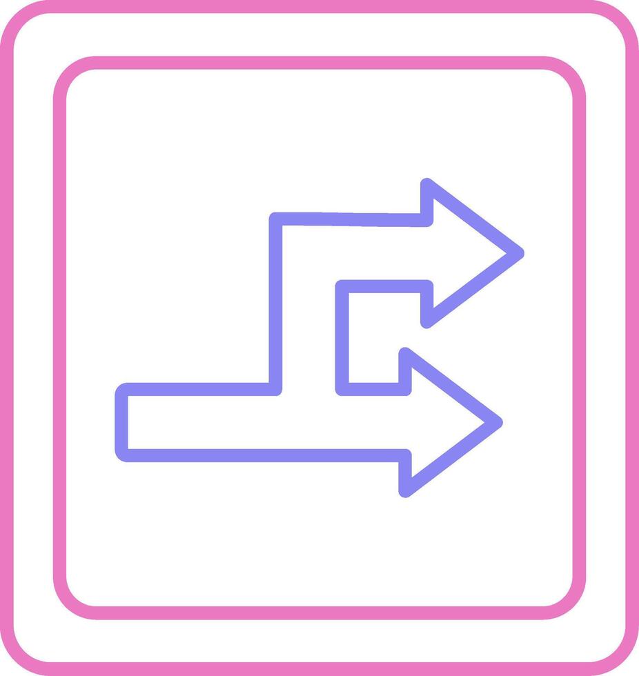 Bidirectional Linear Two Colour Icon 37732086 Vector Art At Vecteezy