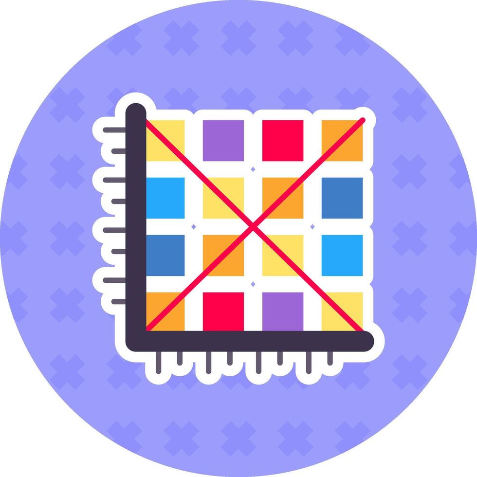 Matrix Flat Sticker Icon 37734062 Vector Art at Vecteezy