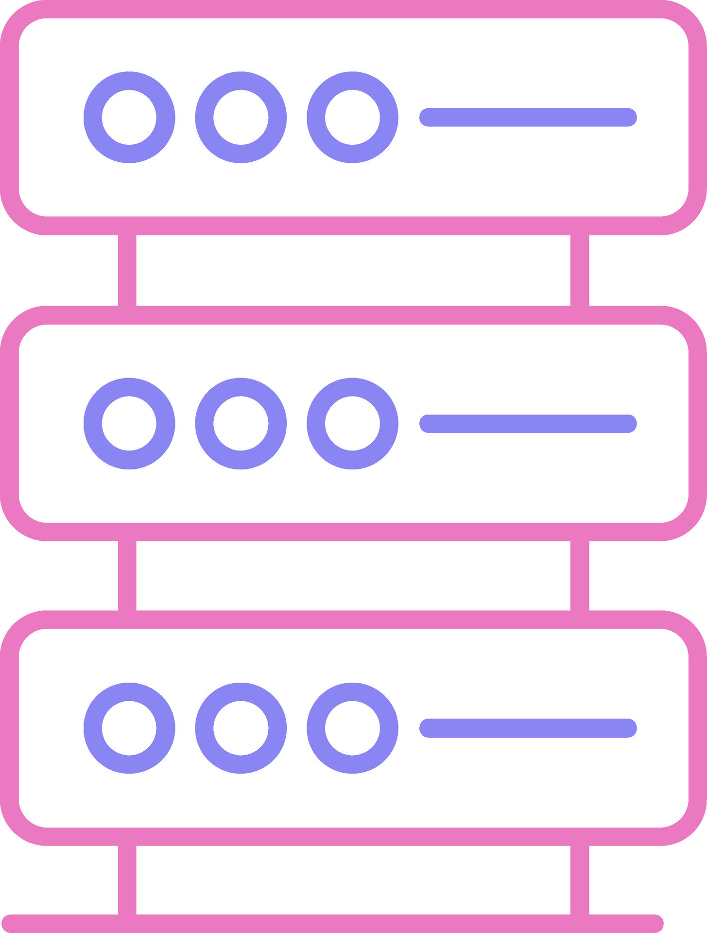 Database Linear Two Colour Icon 37735127 Vector Art at Vecteezy