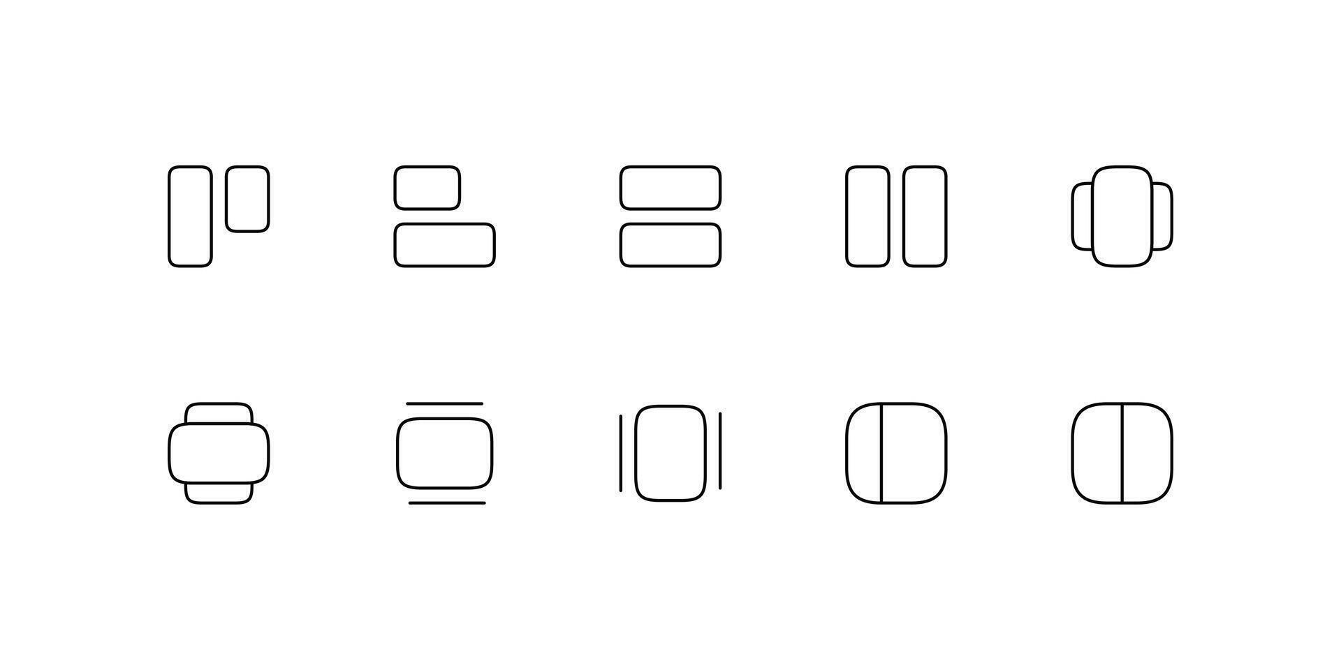Alignment Icons Collection Align Icons Set Set Of Black Editing And Formatting Icons 37738925