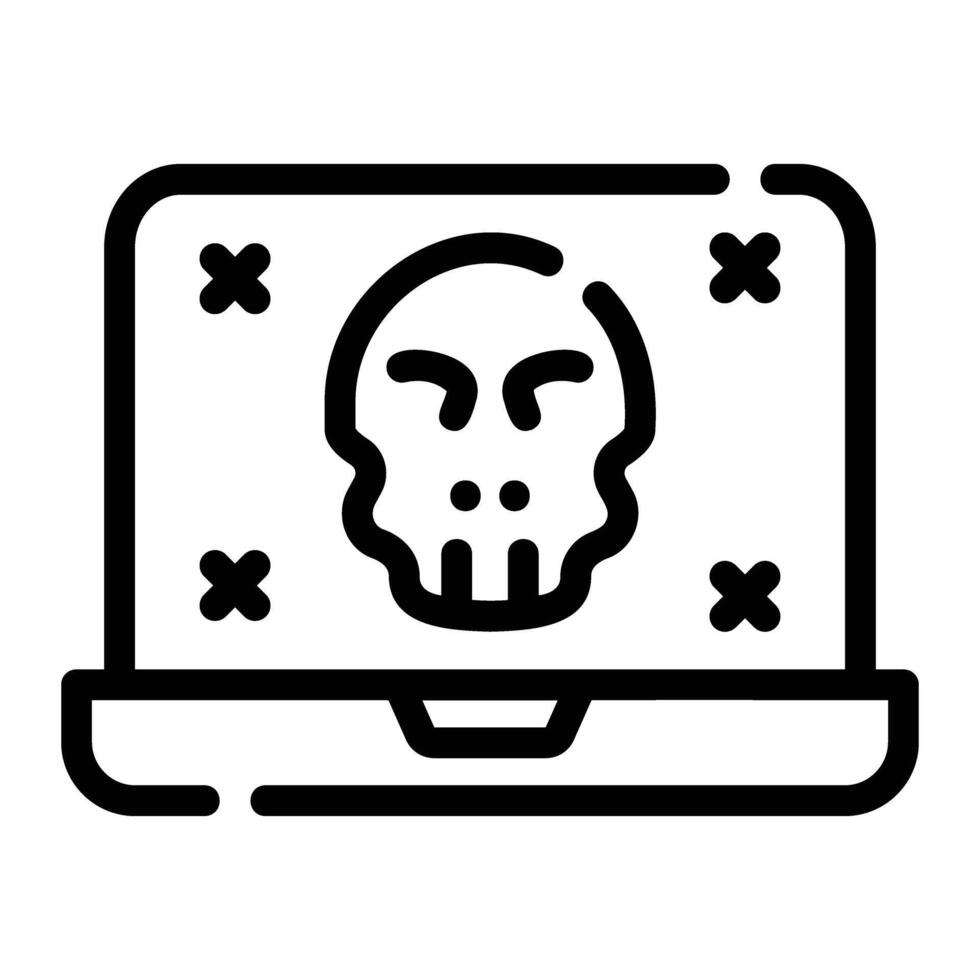 Hacking Line Icon Background White 37740843 Vector Art At Vecteezy