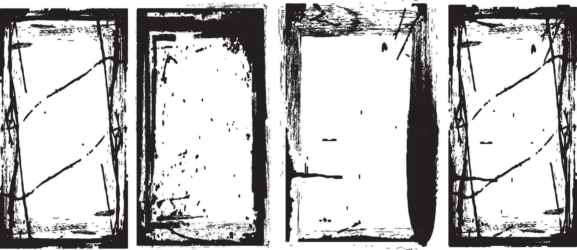 Vintage grunge paper texture collection. vector illustration 37741882 ...