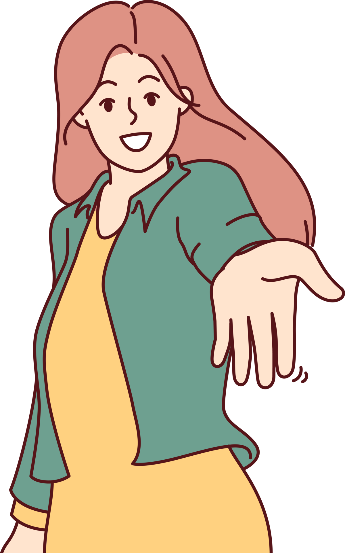 Kind-hearted woman lends helping hand by providing support to people or ... Kind-hearted woman lends helping hand by providing support to people or ...