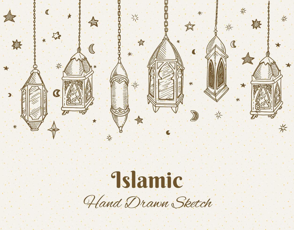 Hand drawn Islamic Illustration ornament 37744971 Vector Art at Vecteezy