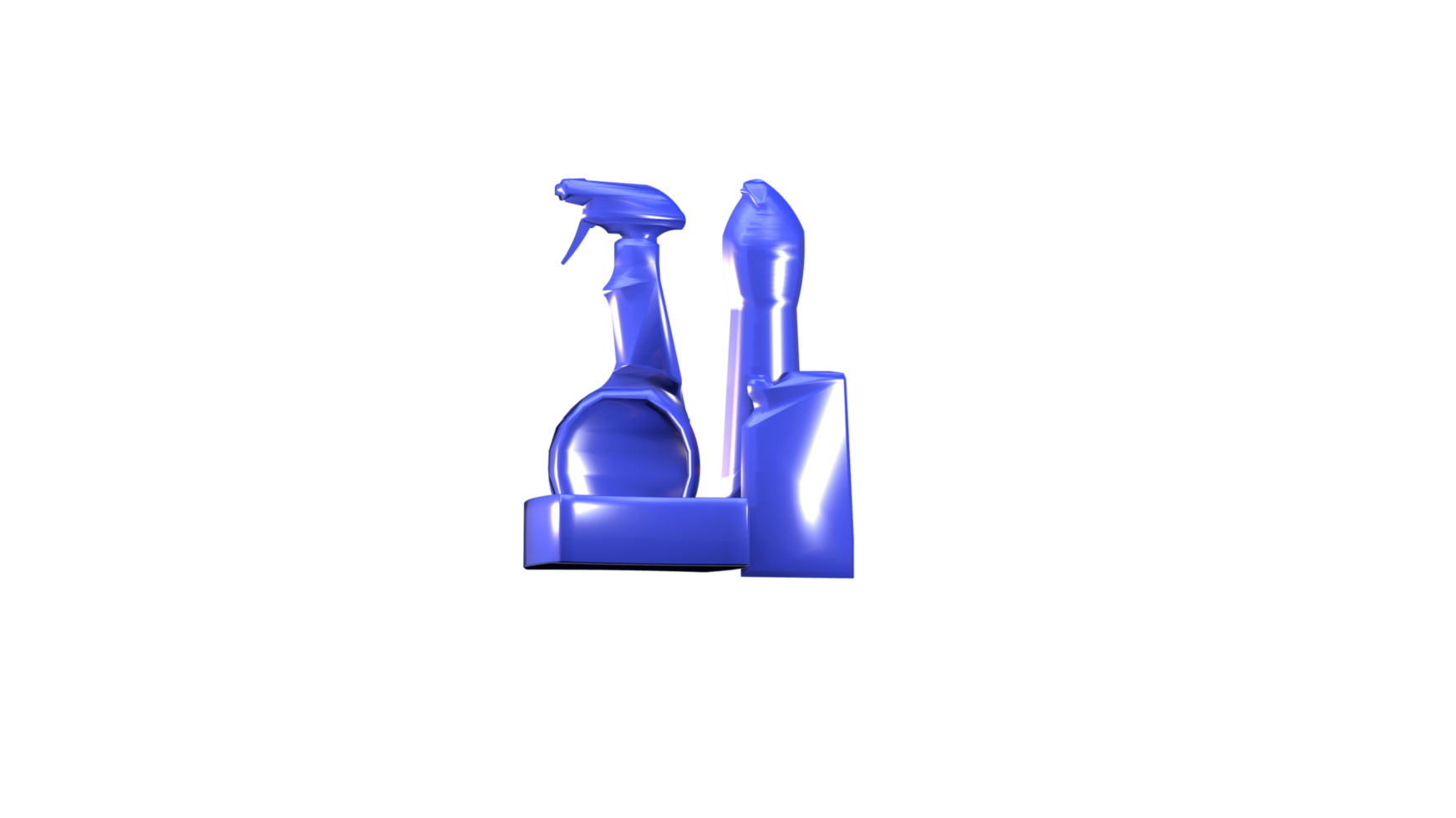 Blue Glossy Cleaner 37745004 PNG Blue Glossy Cleaner 37745004 PNG