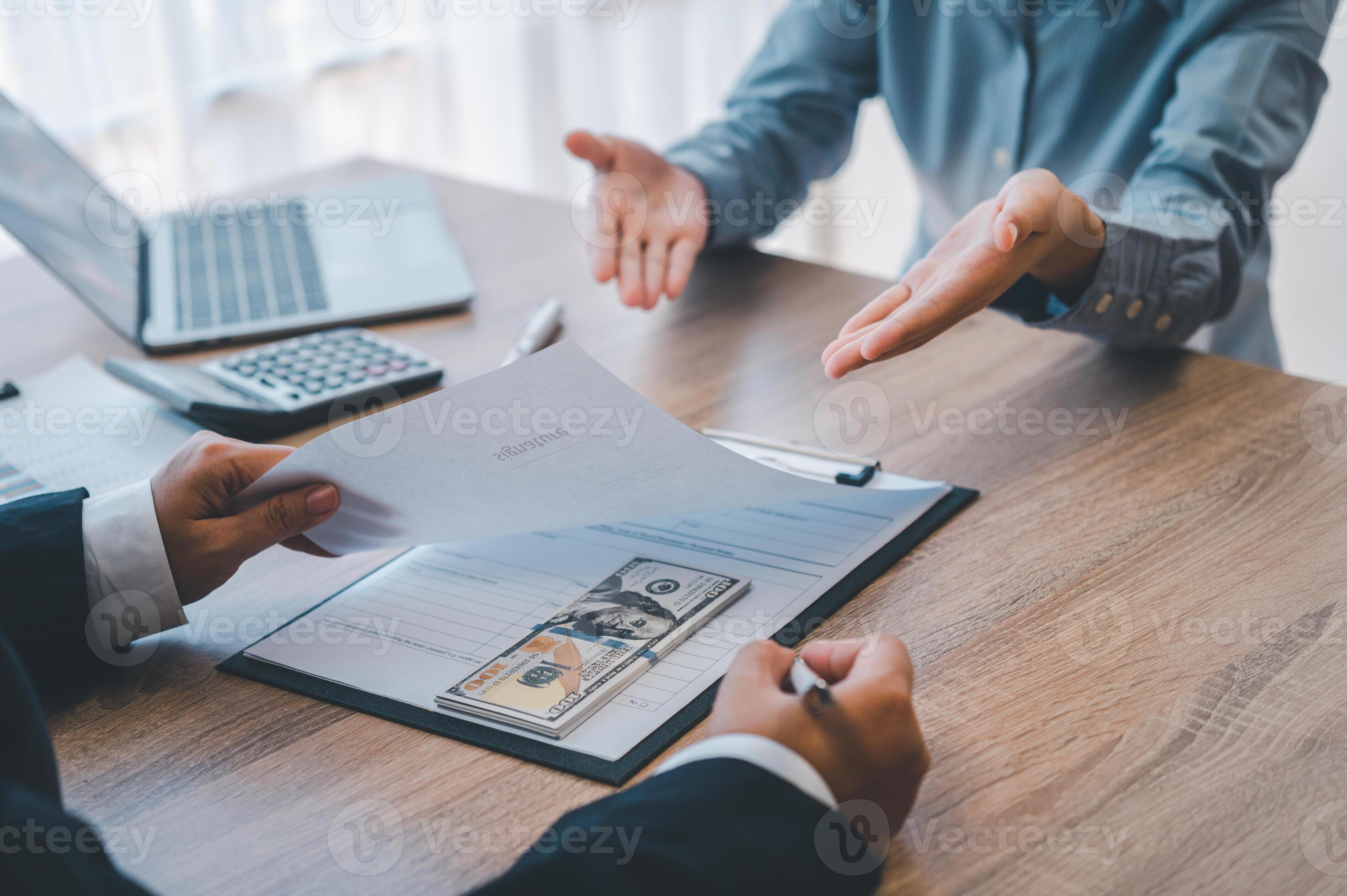 businessman was negotiating a bribery arrangement in which the dollar would be accepted as a ...