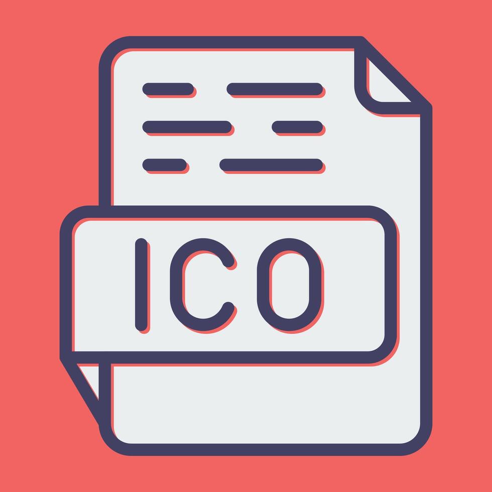 ICO Vector Icon 37755304 Vector Art at Vecteezy