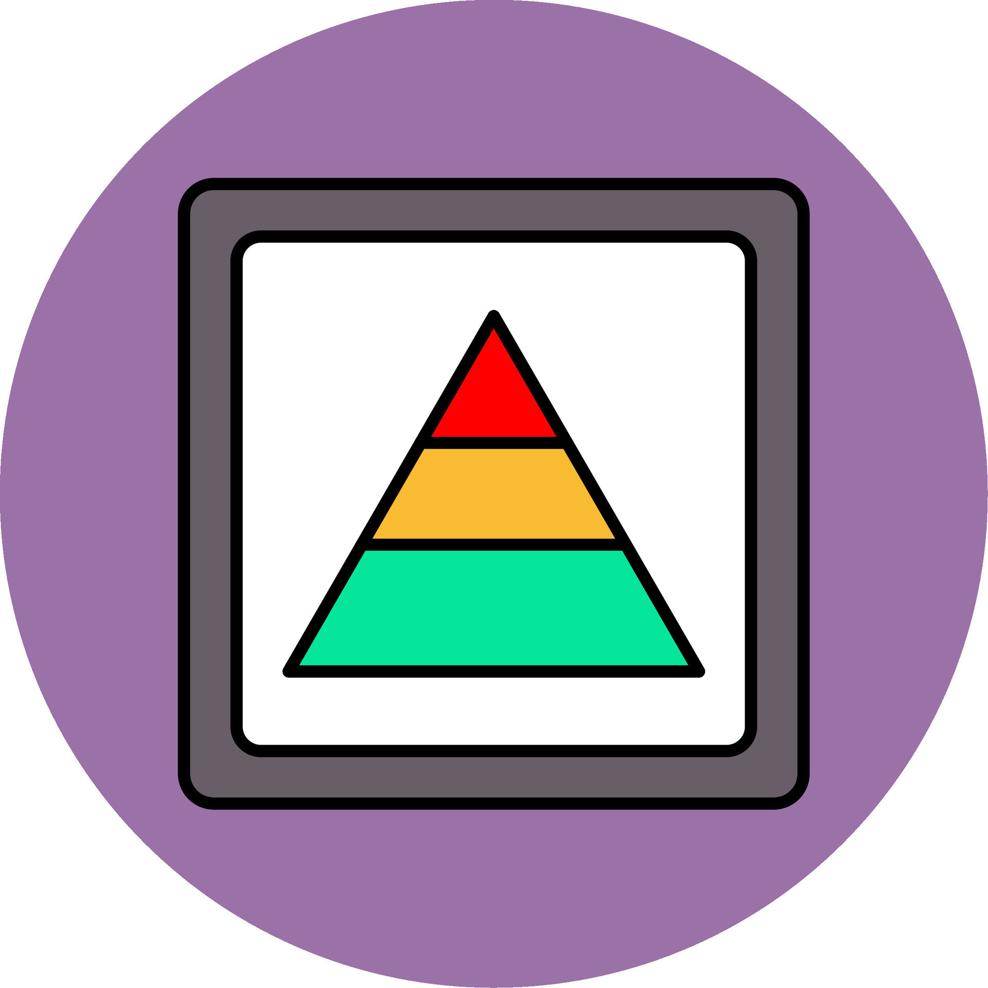 Pyramid Line Filled multicolour Circle Icon 37769103 Vector Art at Vecteezy Pyramid Line Filled multicolour Circle Icon 37769103 Vector Art at Vecteezy